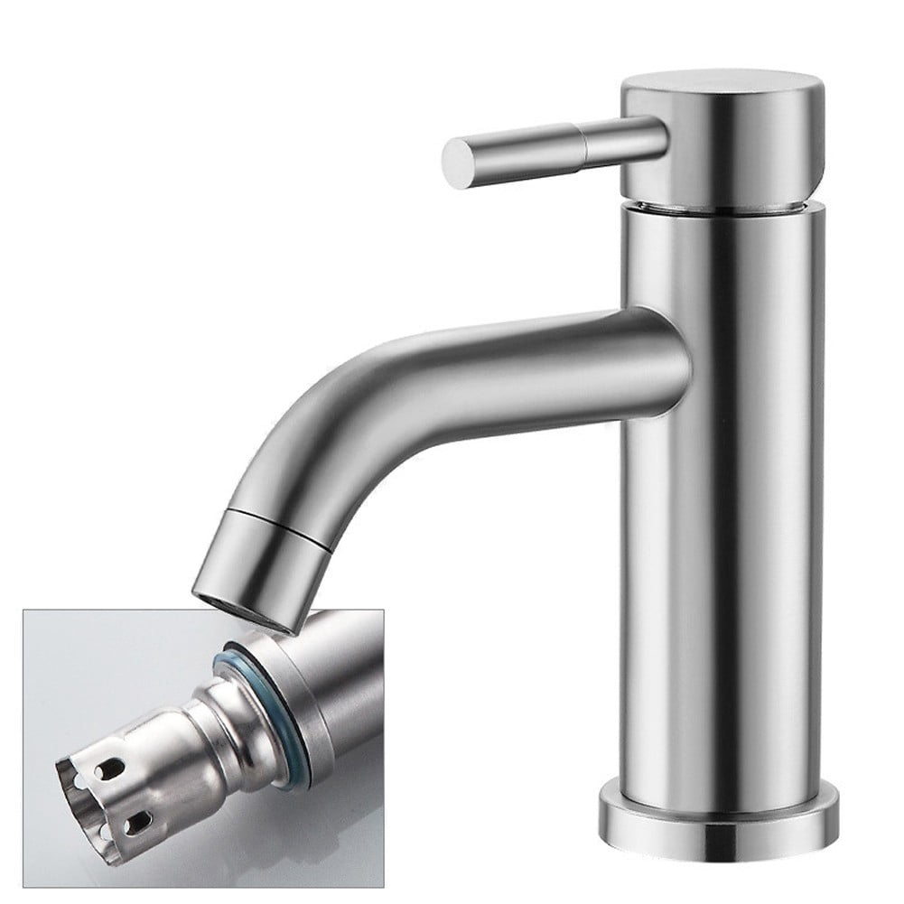 Dleadar Kitchen Sink Adjustable Hot Cold Washbasin Tap Bathroom Basin ...