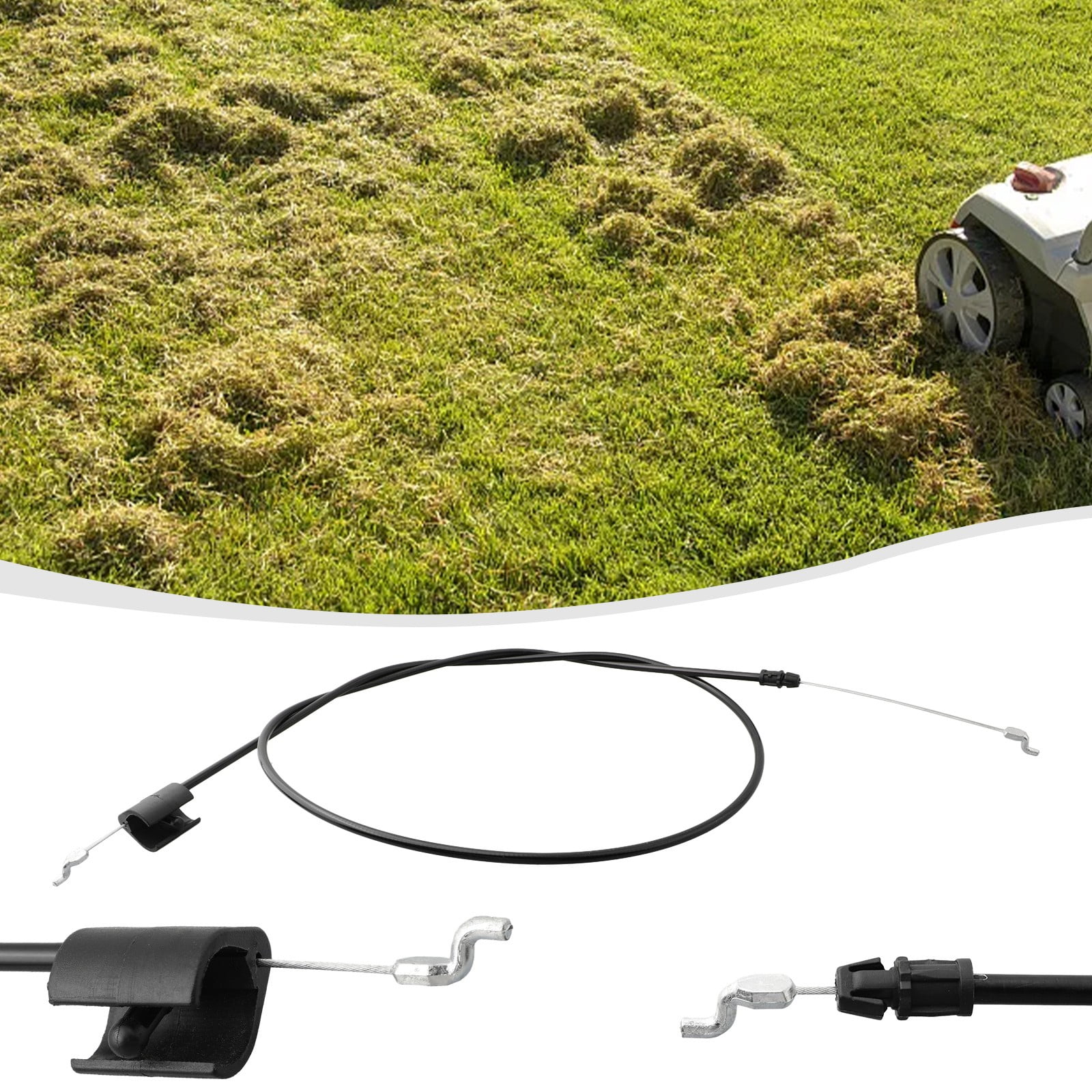 Dleadar Lawn Mower Throttle Control Cable 54.1 Inch Replacement Wire ...