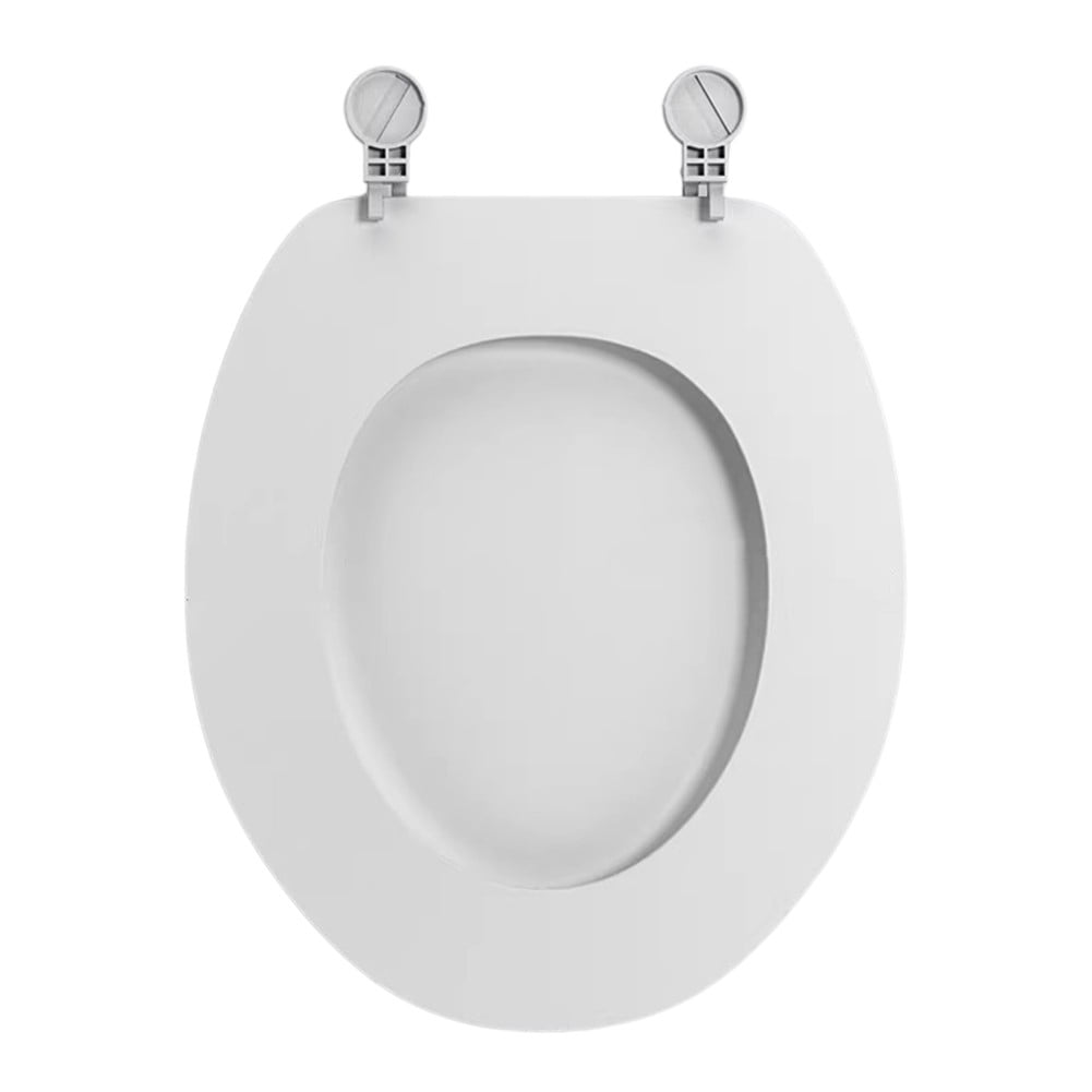 Dleadar O/U Shape White Toilet Seat, Soft Close Top Fixed Toilet Seat ...