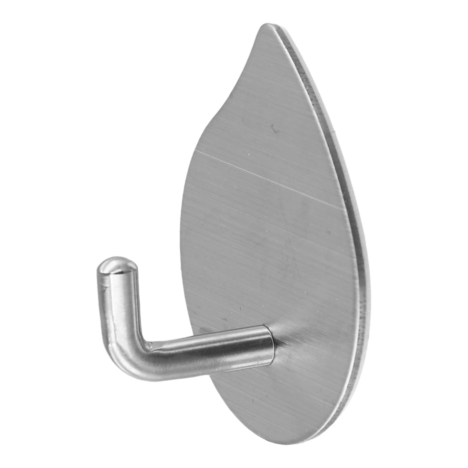 Dleadar Sleek Brushed Finish Water Drop Adhesive Coat Hooks for Modern ...