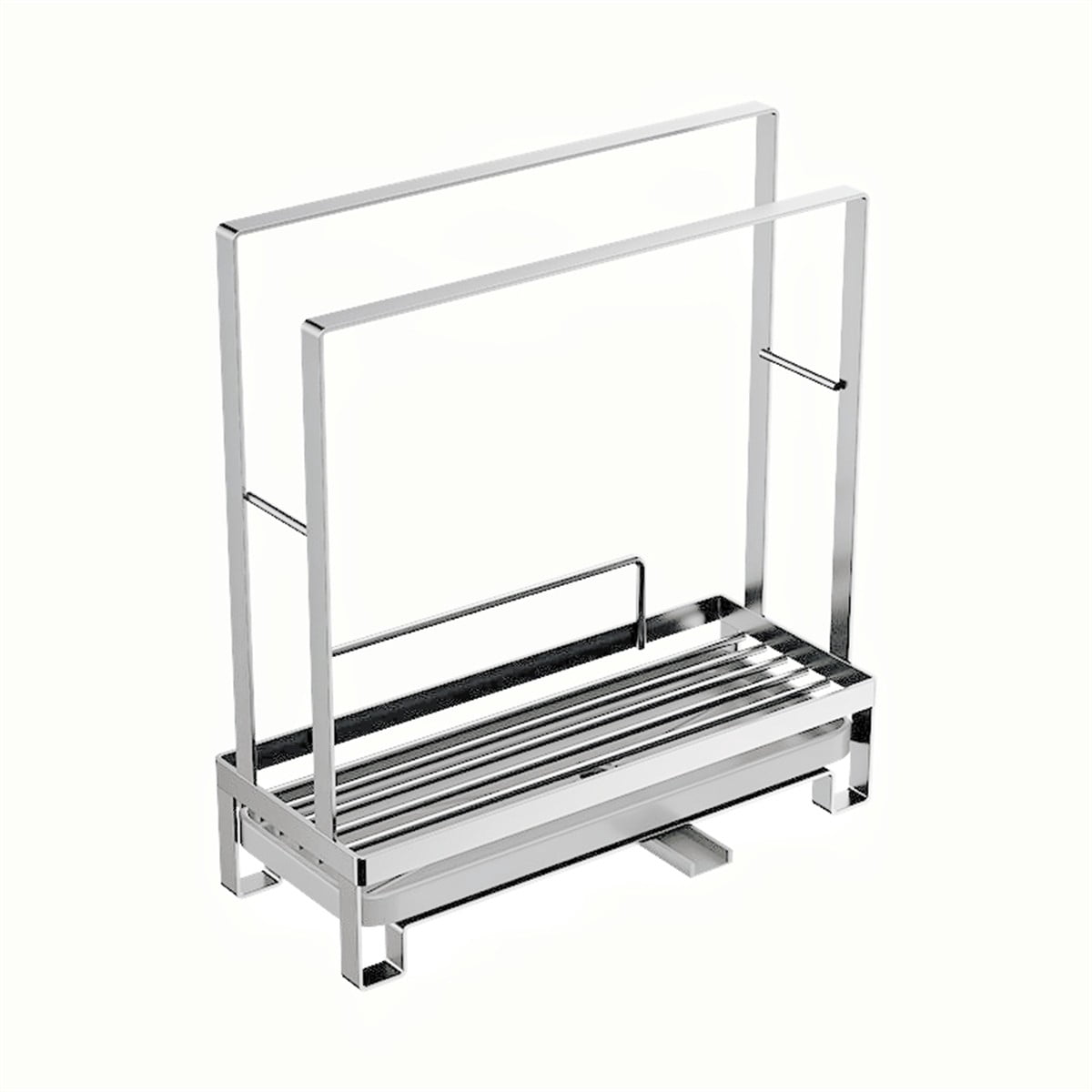 Dleadar Stainless Steel Kitchen Sink Rack Towel Hanger Sponge Holder ...
