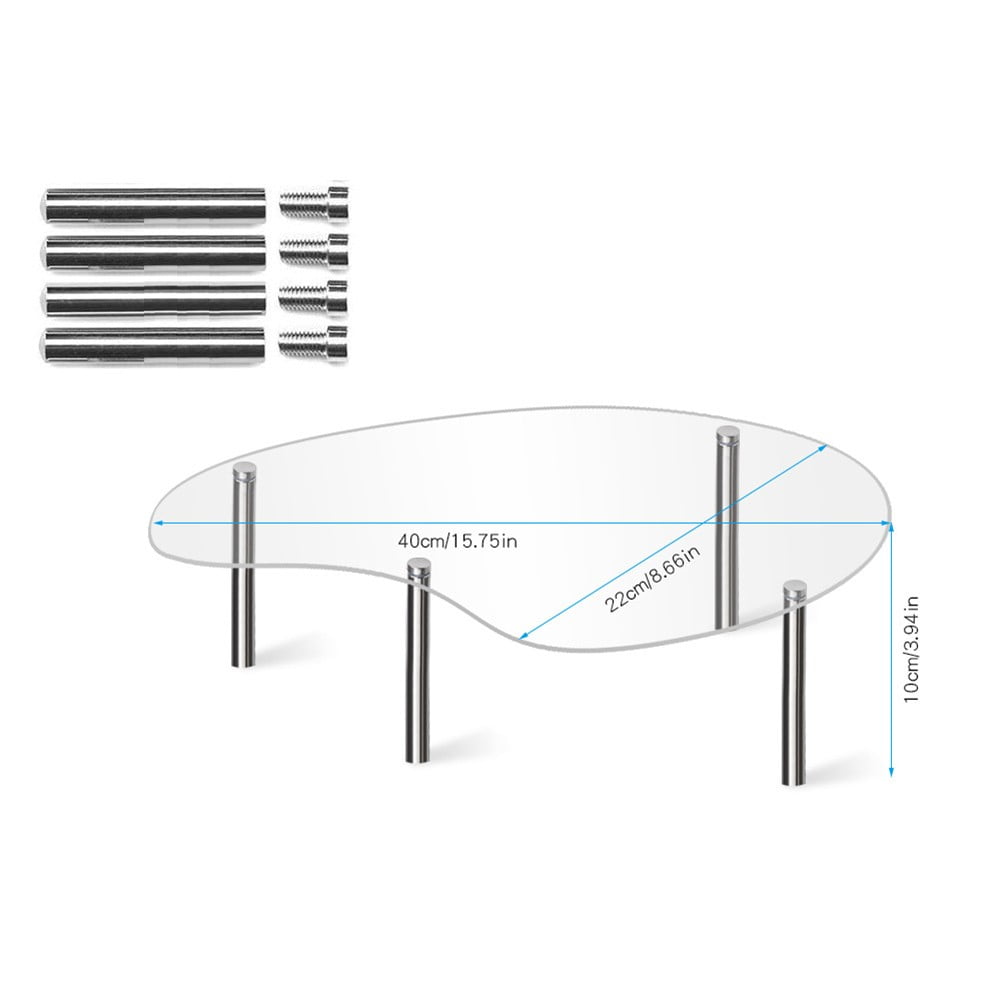 Dleadar Transparent Acrylic Cake Shelf, Handmade Display Shelf, Wedding ...