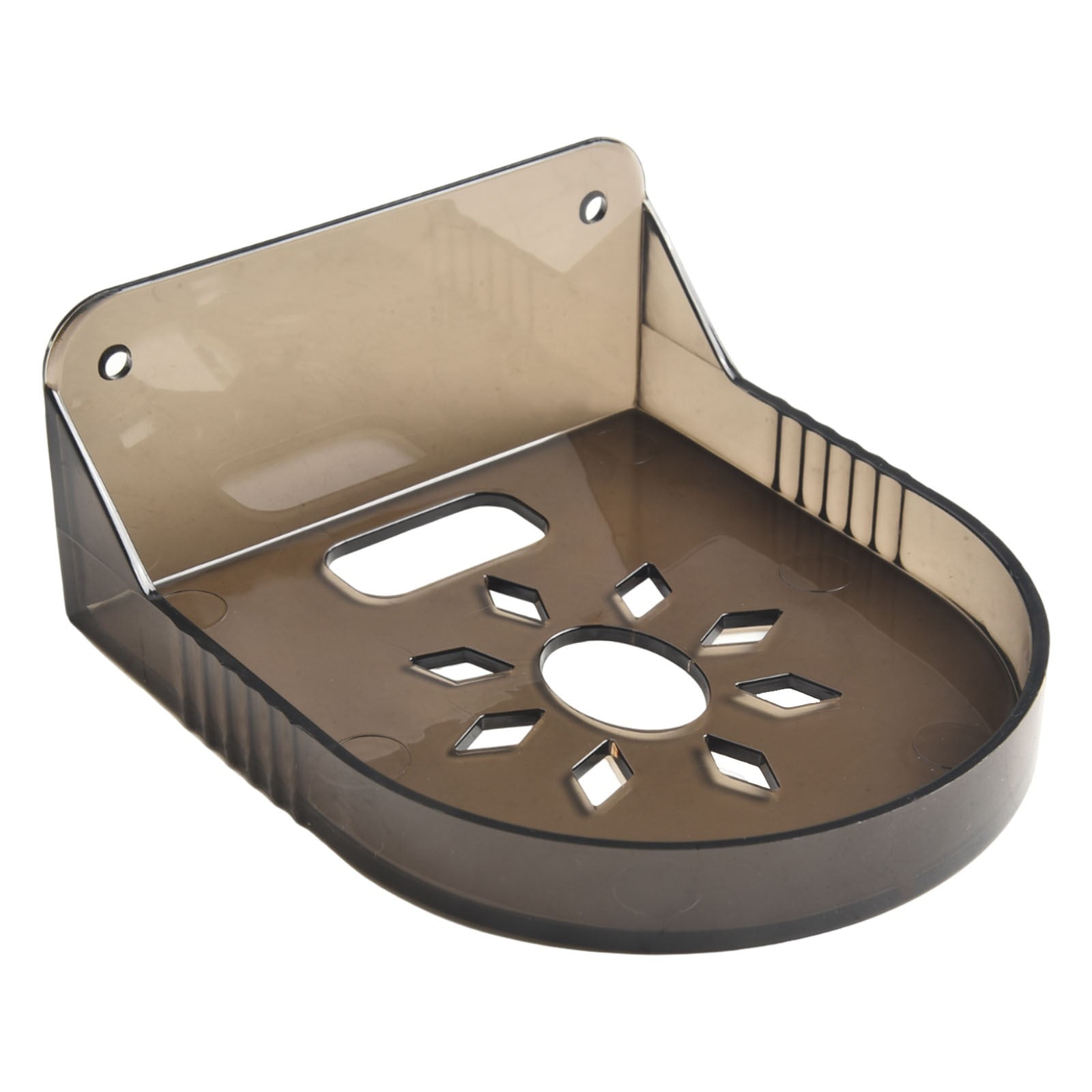 Dleadar Wall Shelf Monitor Router Rack No-Drill Storage Box Wall ...