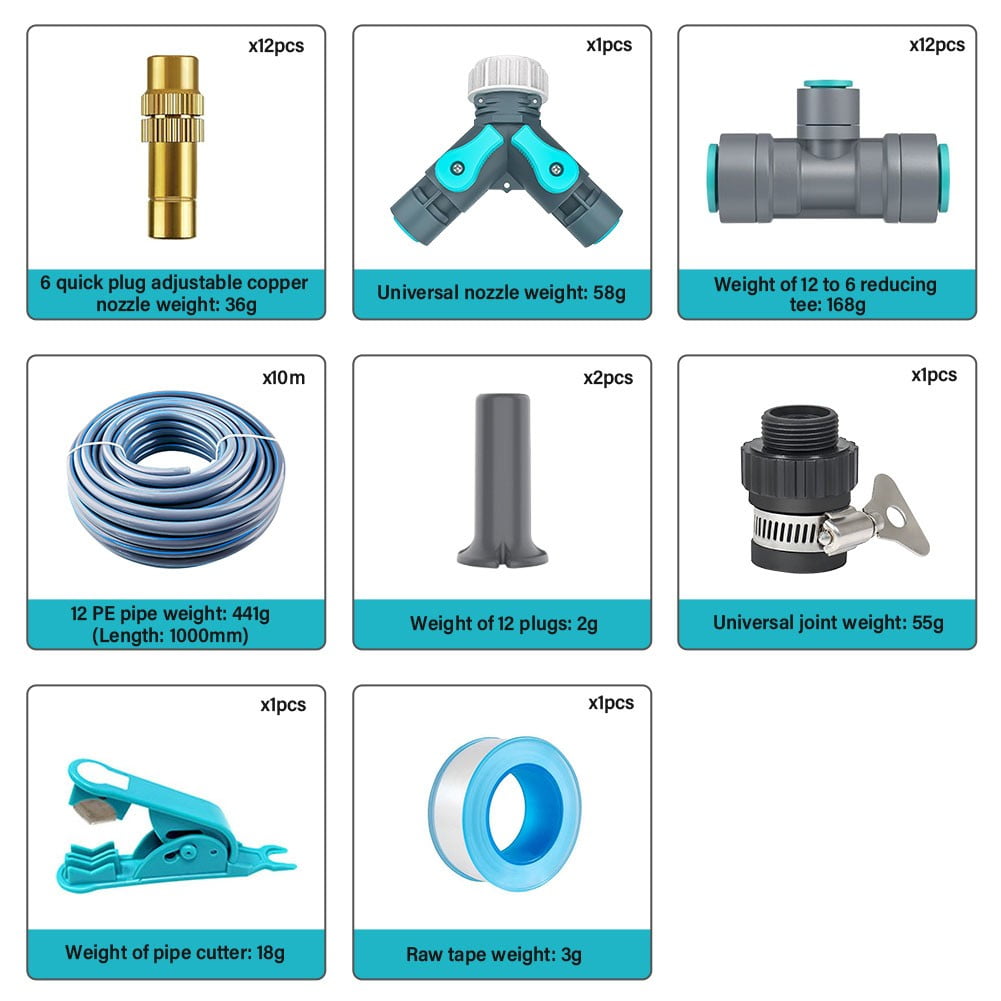 Dleadar Water-Saving Drip Irrigation Kit: Efficient Plant Watering for ...