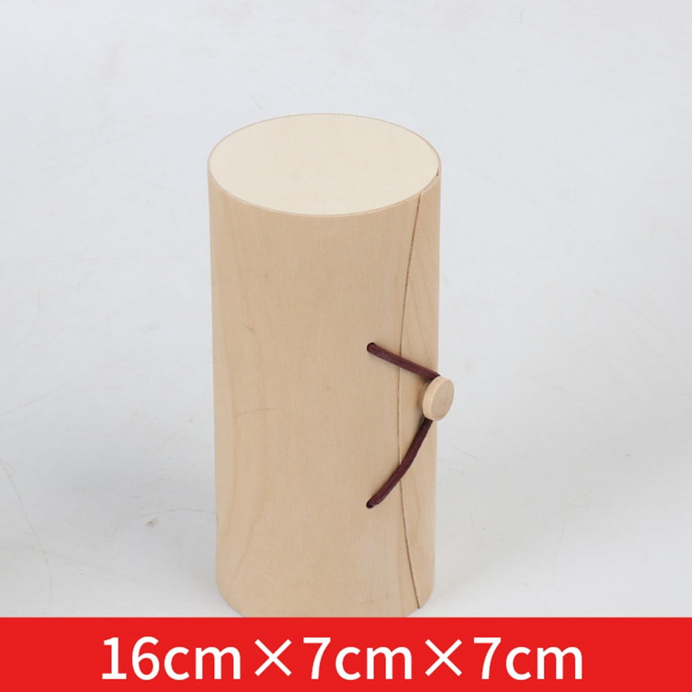 Dleadar Wooden Storage Natural Birch Bark Wooden Portable Lightweight ...