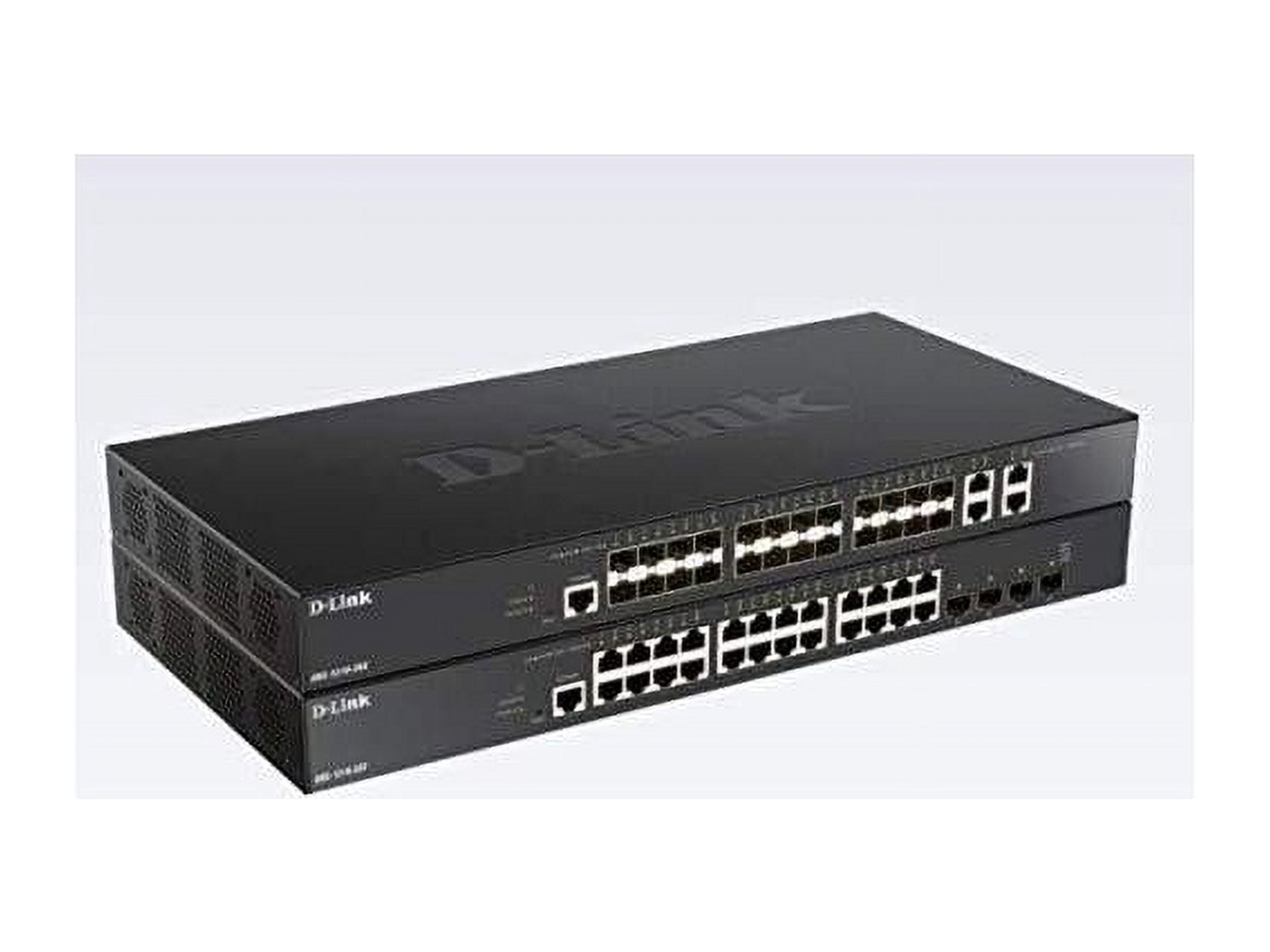 D-Link DXS-1210-28T Smart 24-port 10GBase-T + 4-port 10/25G SFP28 Smart ...