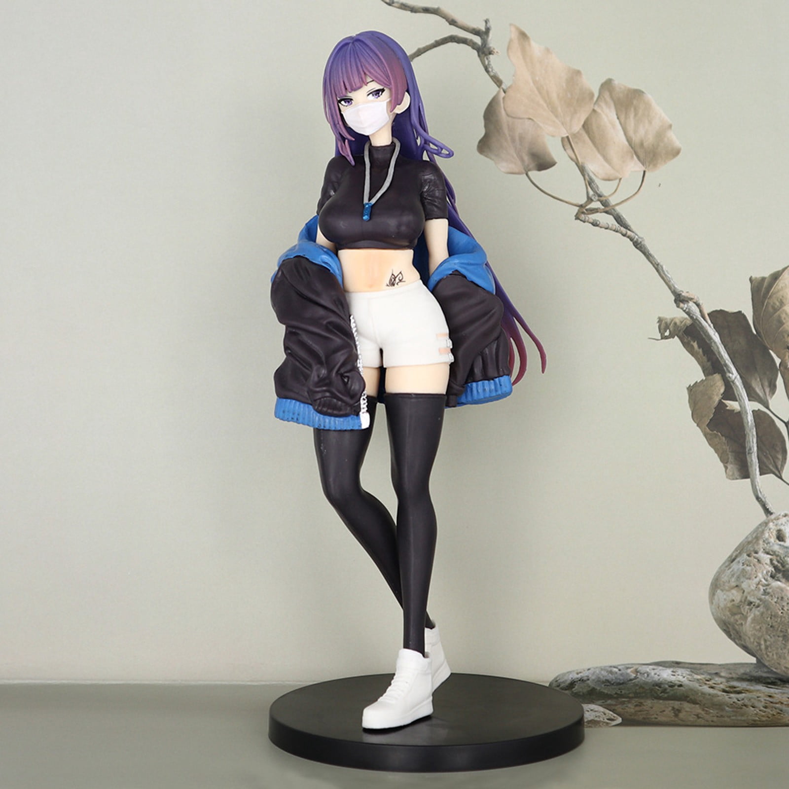 Dlozyy Mask Girl Yuna Figure, Cute Gifts Mask Girl Yuna Merch Yuna ...