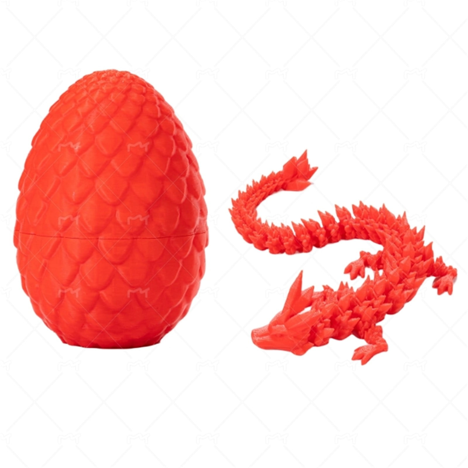 Dlrvadru 3D Printed Dragon Eggs with Dragon Inside, Mini Mystery Dragon Egg Articulated Dragon ...