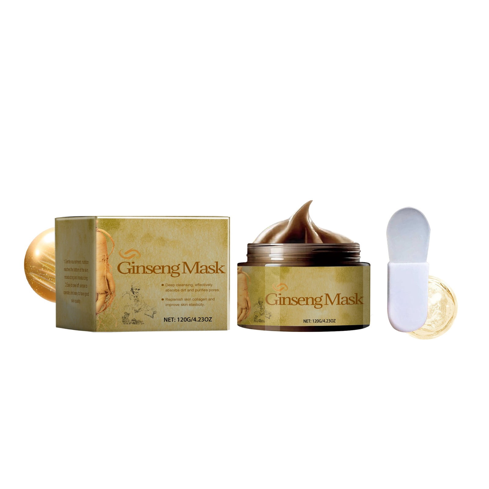 Dlrvadru Skin Care Ginseng Face Peel Off Refining Facial Clean Pores ...