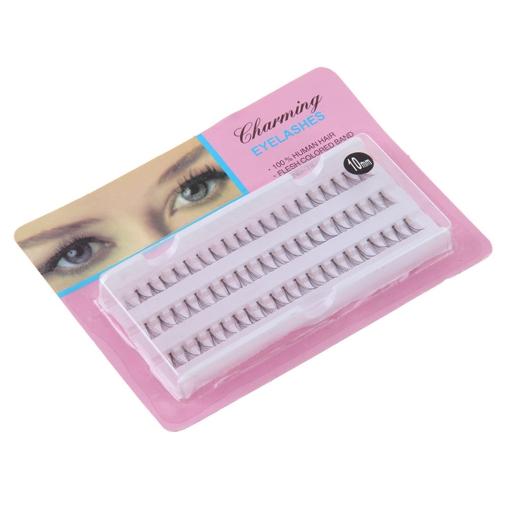 Dlrvadru False Eyelashes Individual Corner Lashes Stand Cluster Bottom ...