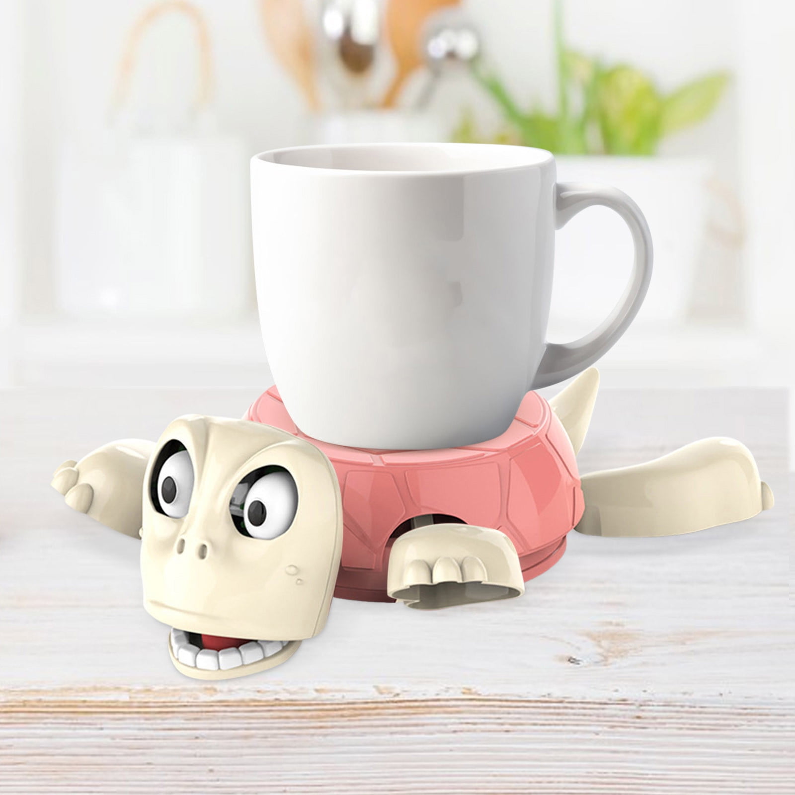 Dlrvadrua Turtle Coaster with Funny Expression when you put a Glass on ...