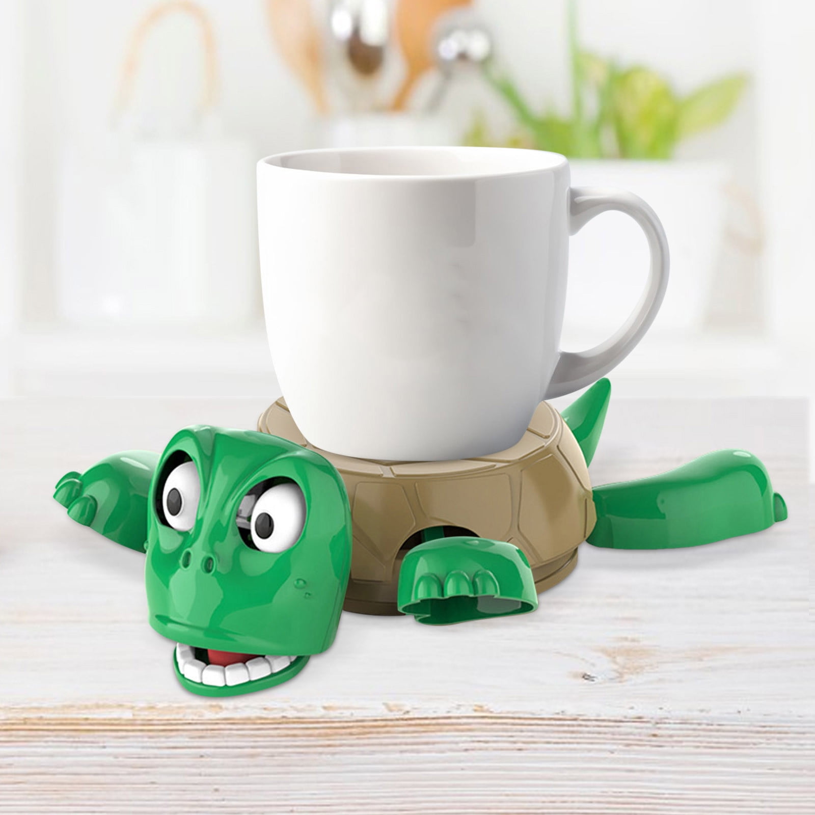 Dlrvadrua Turtle Coaster with Funny Expression when you put a Glass on ...