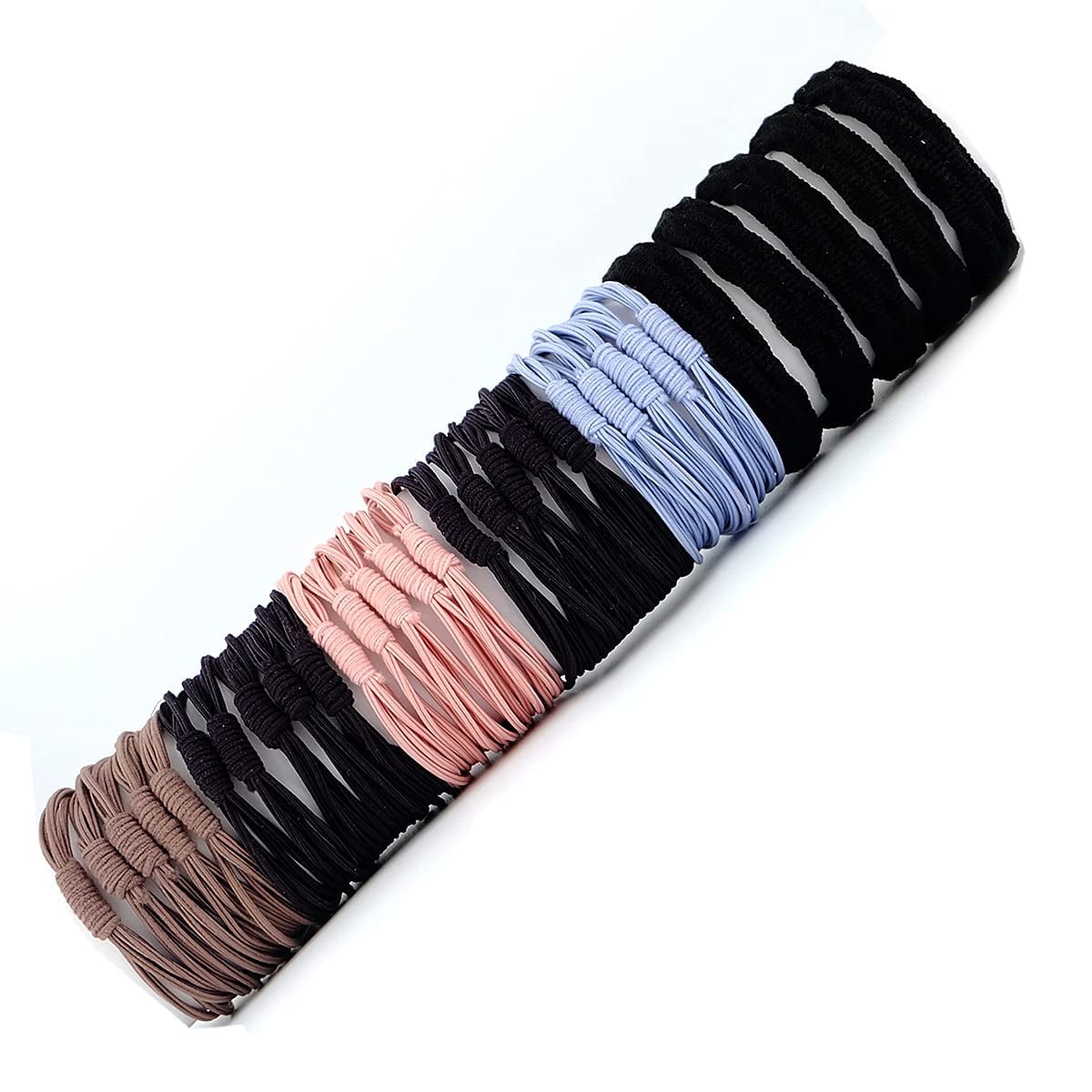 No Dmamage Hair Ties for Girls,Women,Men,Large Pony tails Hair Ties ...
