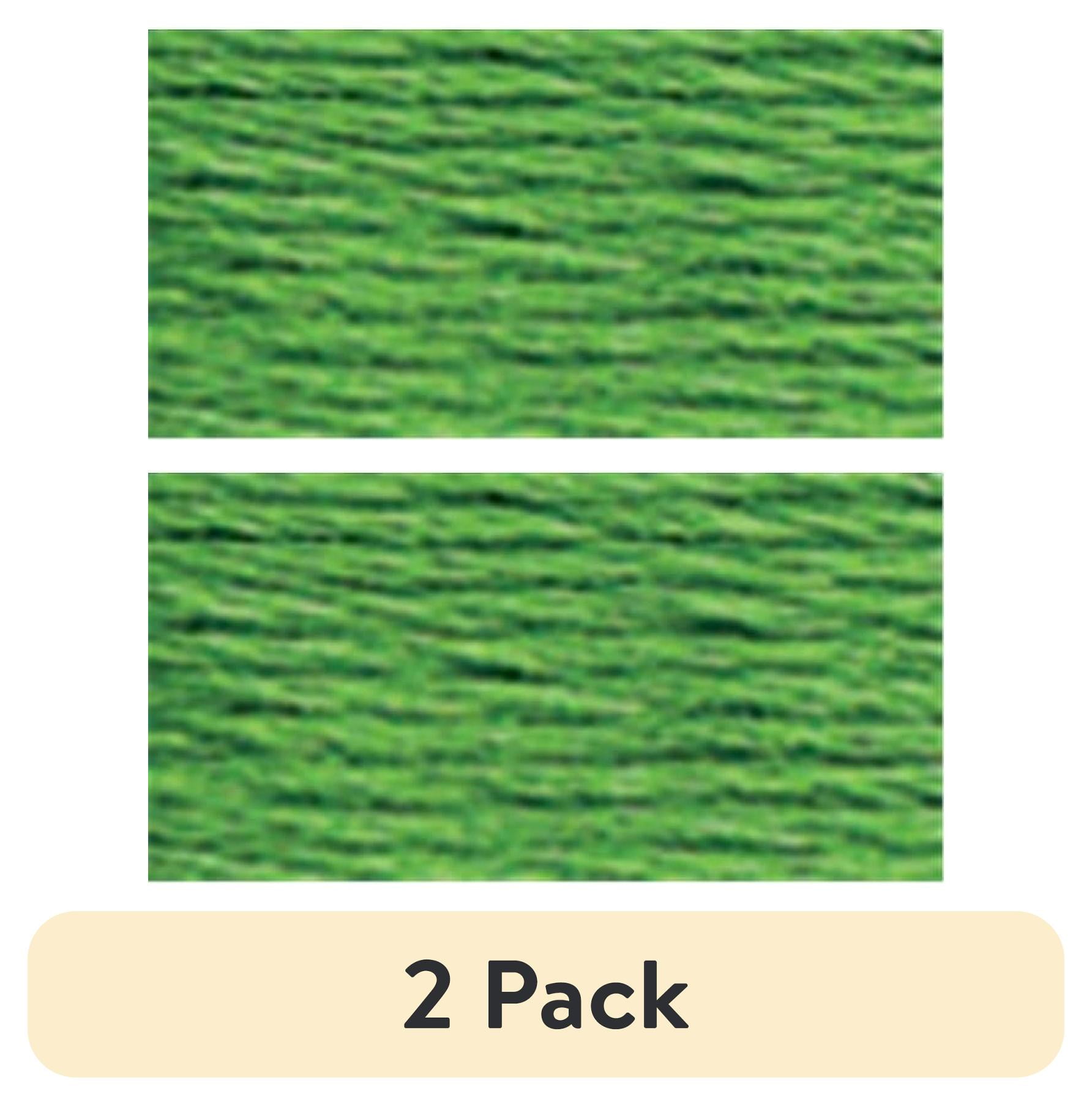 (2 pack) DMC Satin Floss 8.7yd-Kelly Green - Walmart.com