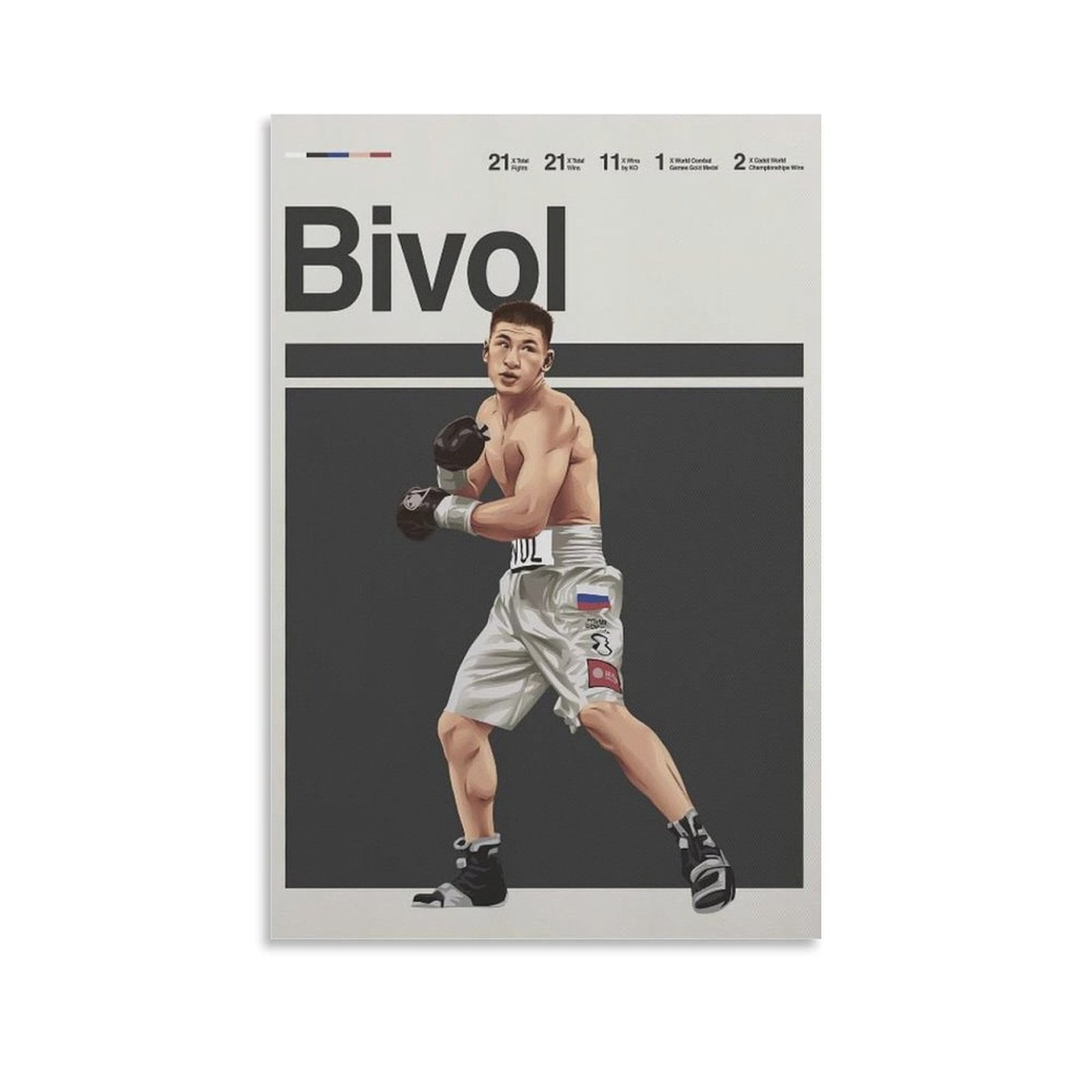 Dmitry Bivol Boxing Poster Room Aesthetic Poster Print Art Wall ...