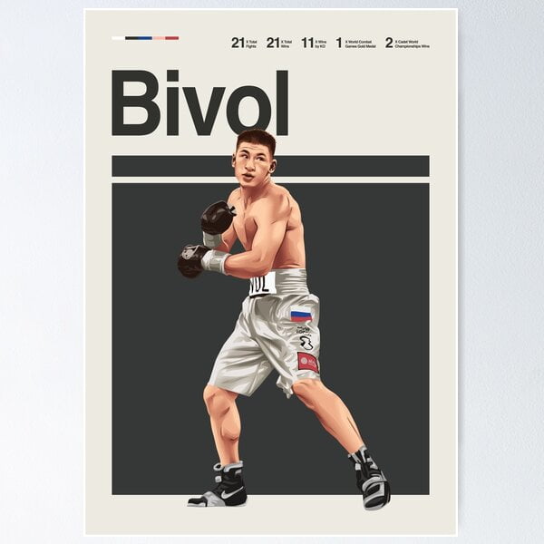 Dmitry Bivol Print – Minimalist Boxing Wall Art Poster Wall Art, Modern ...