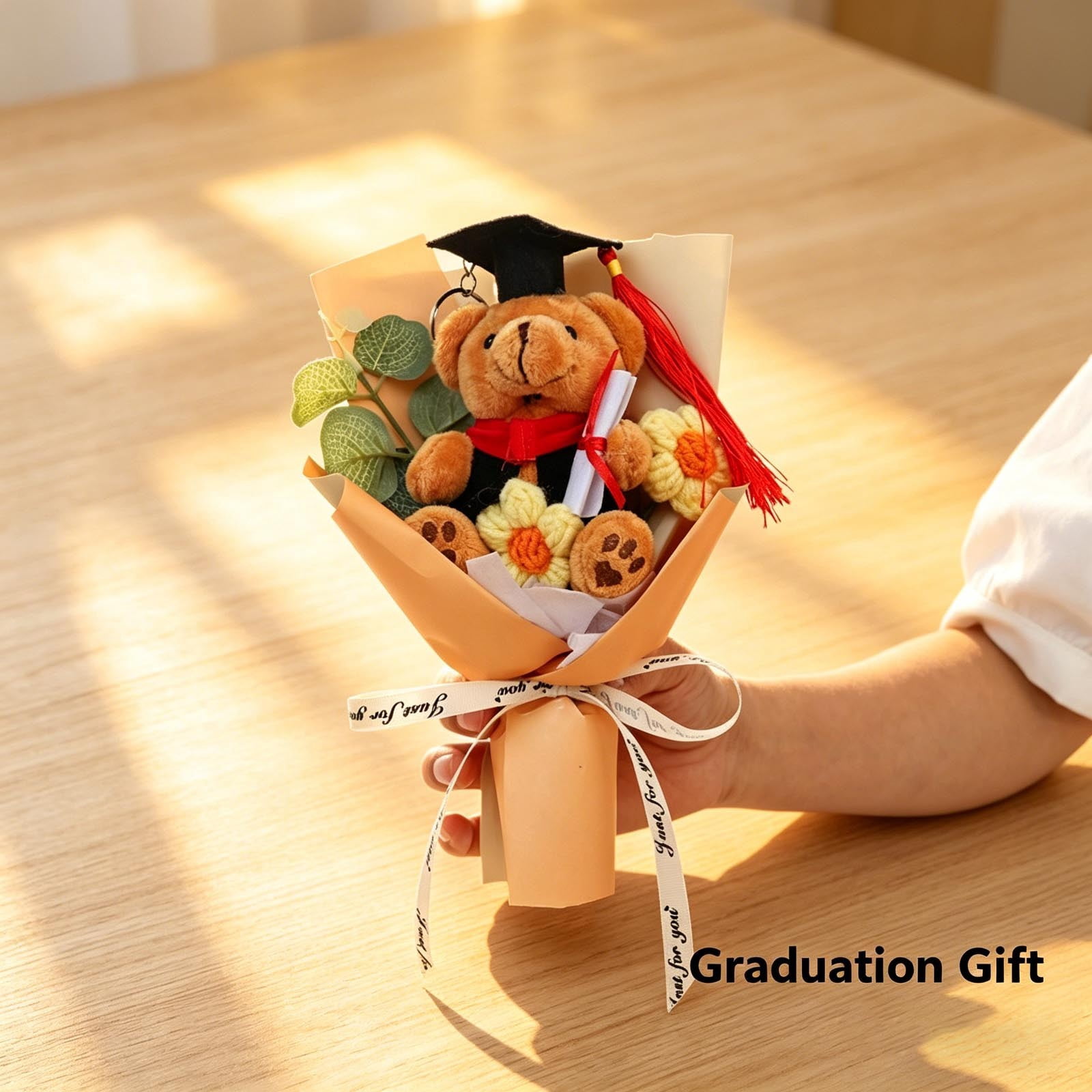 Dmlowu 2026 Graduation Bear Bouquet, Sunflower Stuffed Animals Doll ...