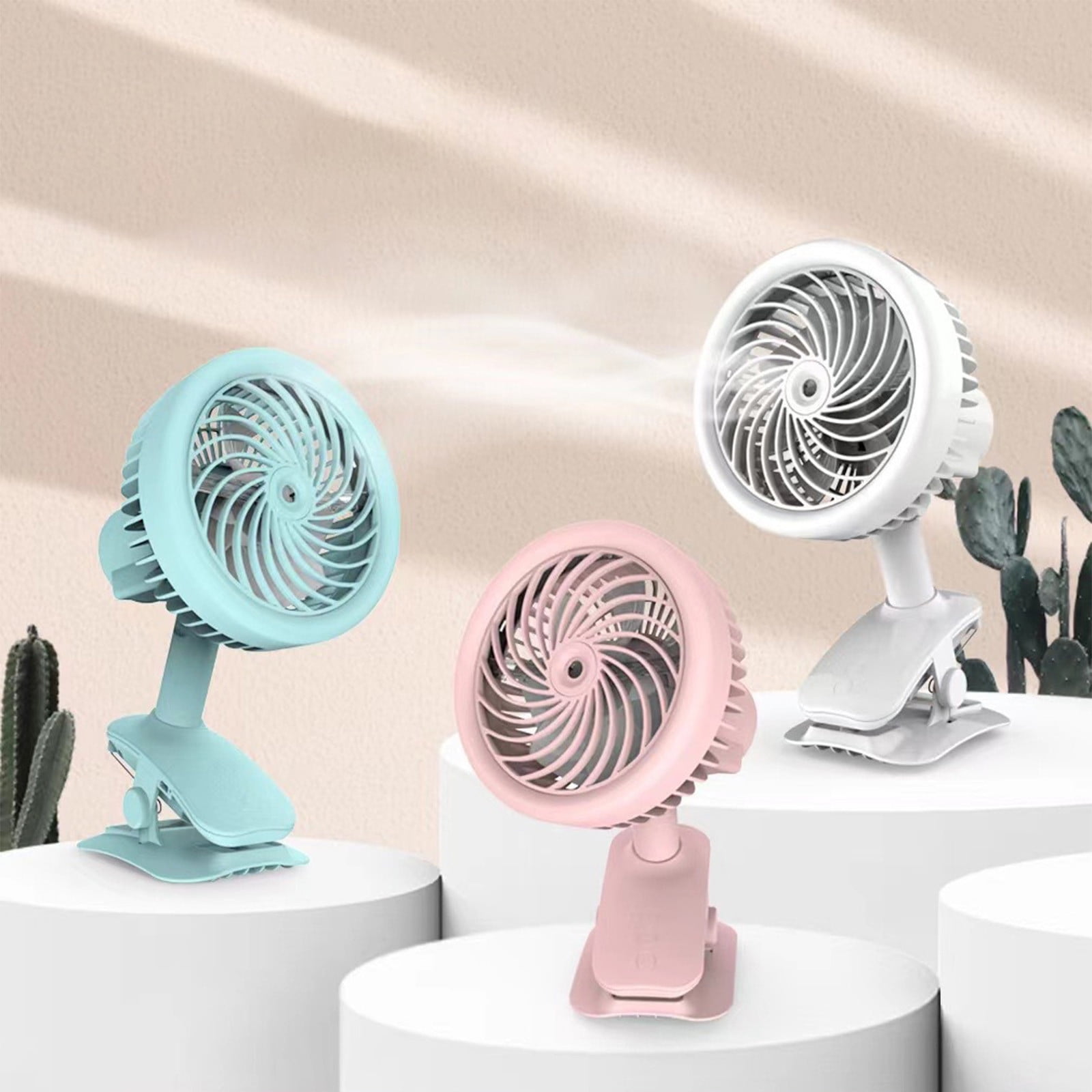 Dmlowu Clip On Fan Luxury Portable Fan for Travel, Ultra Powerful Quiet ...