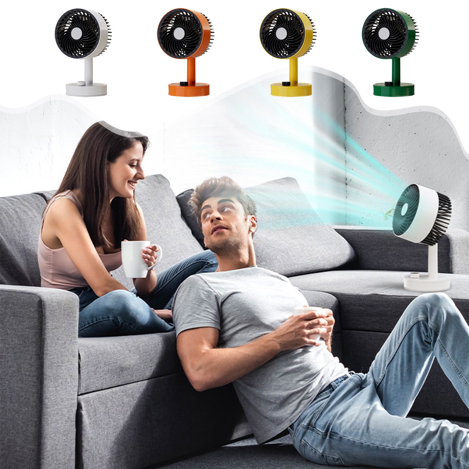 Dmlowu Desk Fan Foldable Portable Fan for Travel Long Lasting Mini Personal Fan for Bedroom Home ...