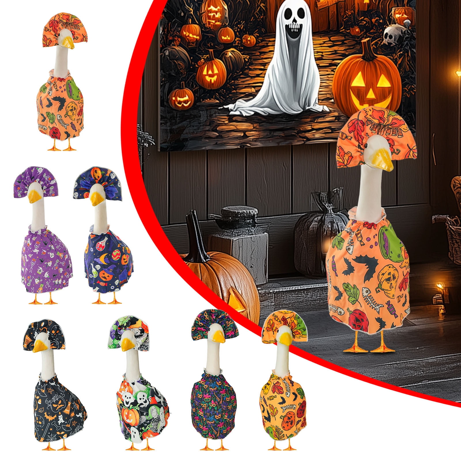 Dmlowu Halloween Decorations Porch Goose - Cute Creative Porch Goose ...