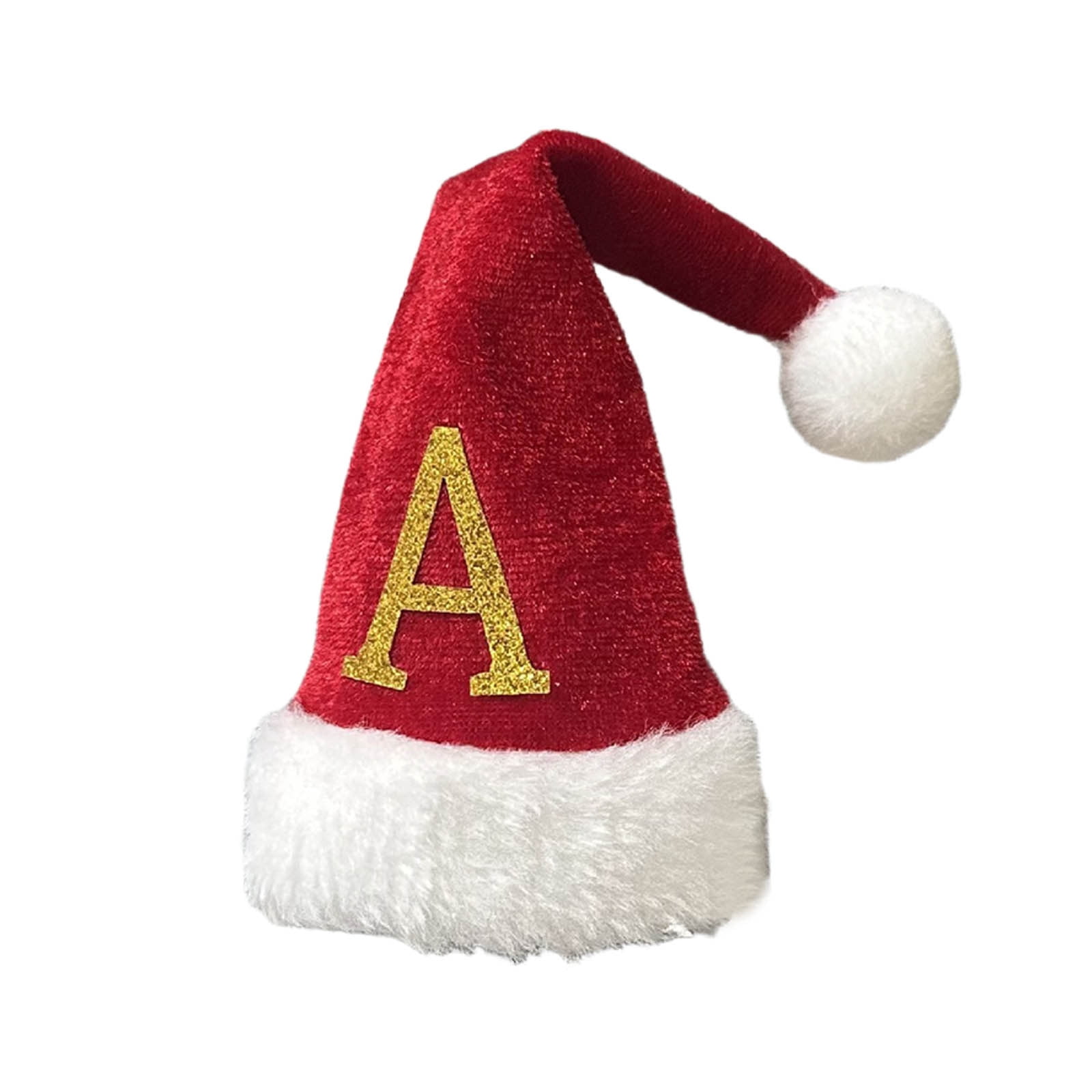 Dmlowu Santa Hat Christmas Tree Ornaments - 26 Letter Christmas ...