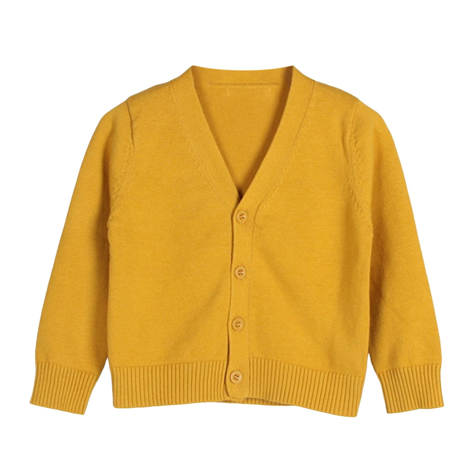 Dmsael Girls Uniform Cardigan Boys Girls Cardigans Sweater V Neck Long ...