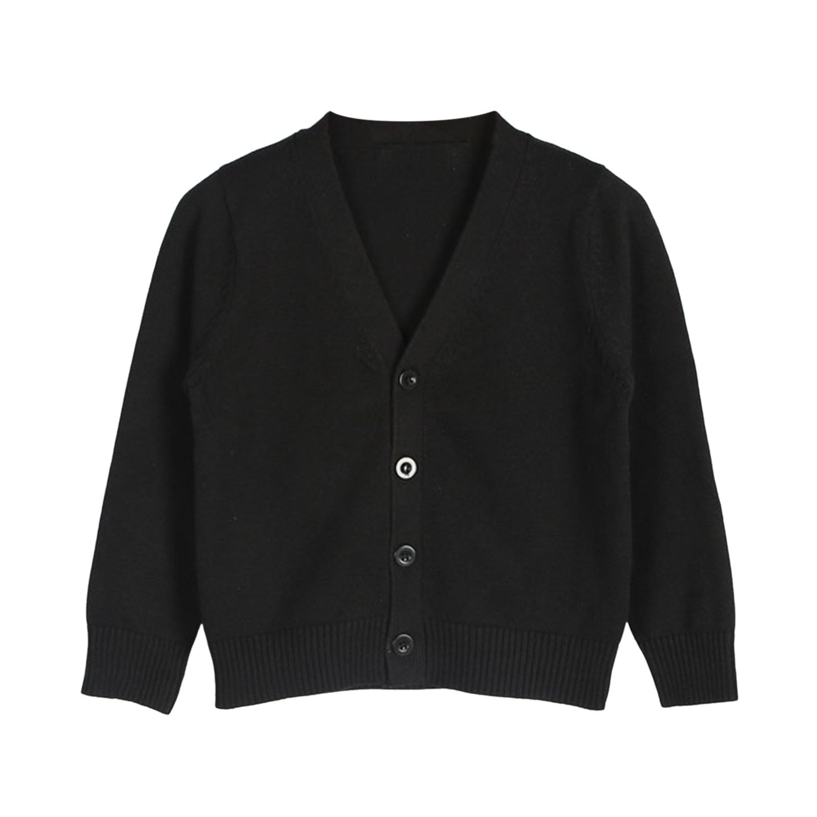 Dmsael Girls Uniform Cardigan Girls' Cardigans Sweater Cotton Button ...