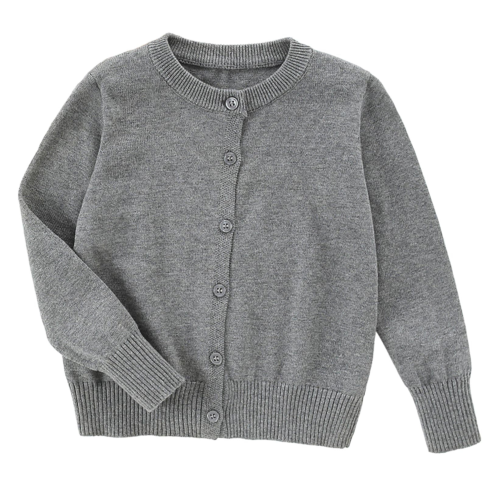 Dmsael Girls Uniform Cardigan Girls and Toddlers' Uniform Slim Fit ...