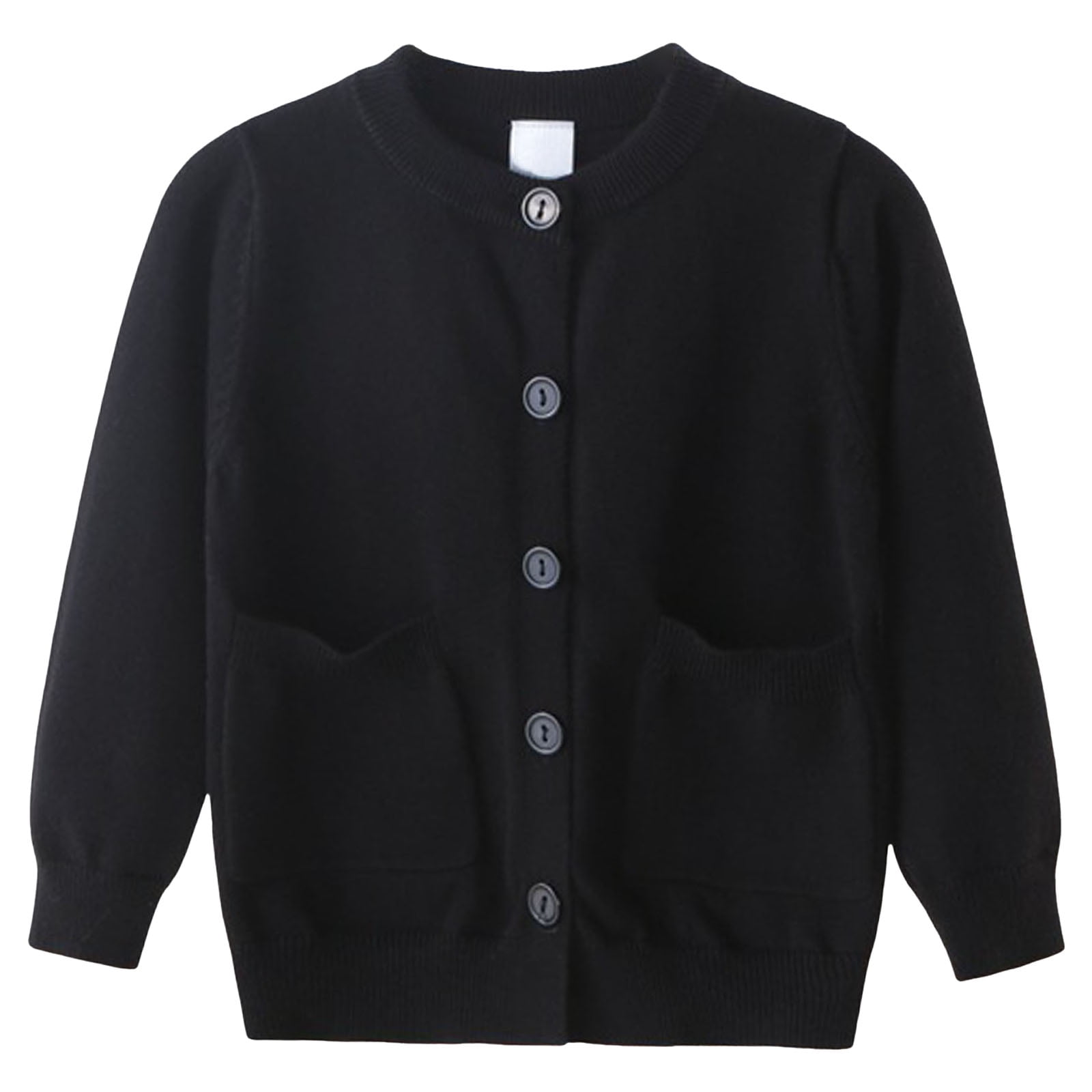 Dmsael Girls Uniform Cardigan Little Girls and Big Girls Cotton ...