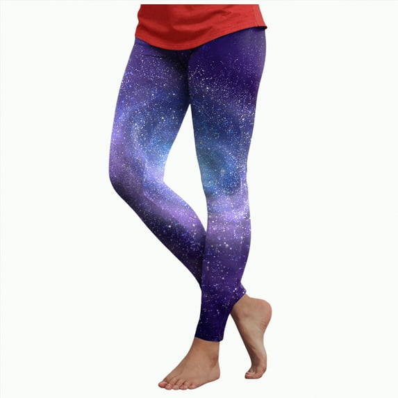 Dmsael Holiday Leggings for Women Women's Christmas Halloween Crossover ...
