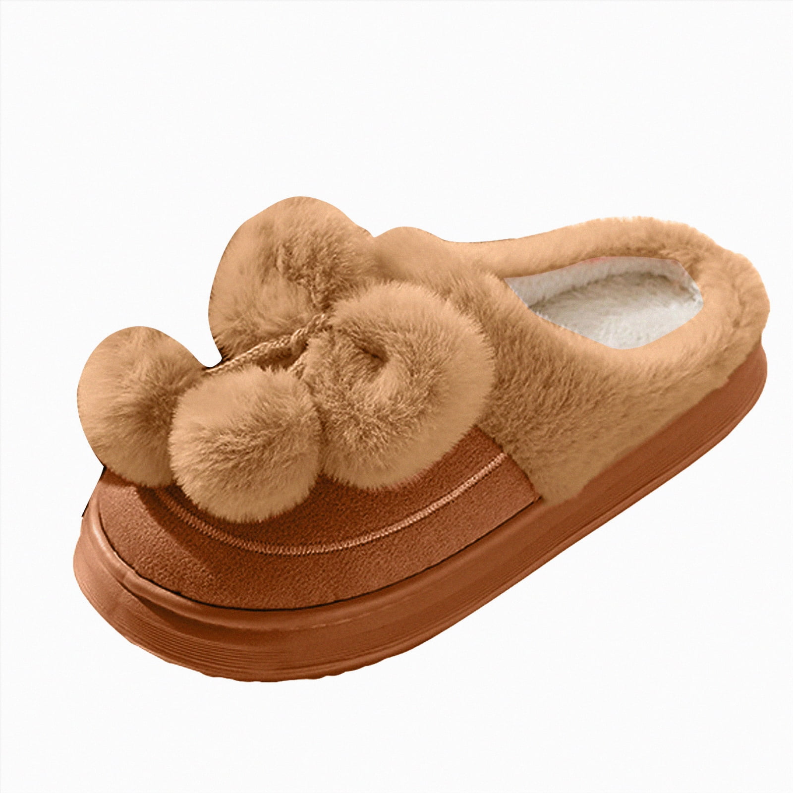 Dmsael House Slippers omen's Knit Memory Foam Slippers Warm Soft House ...