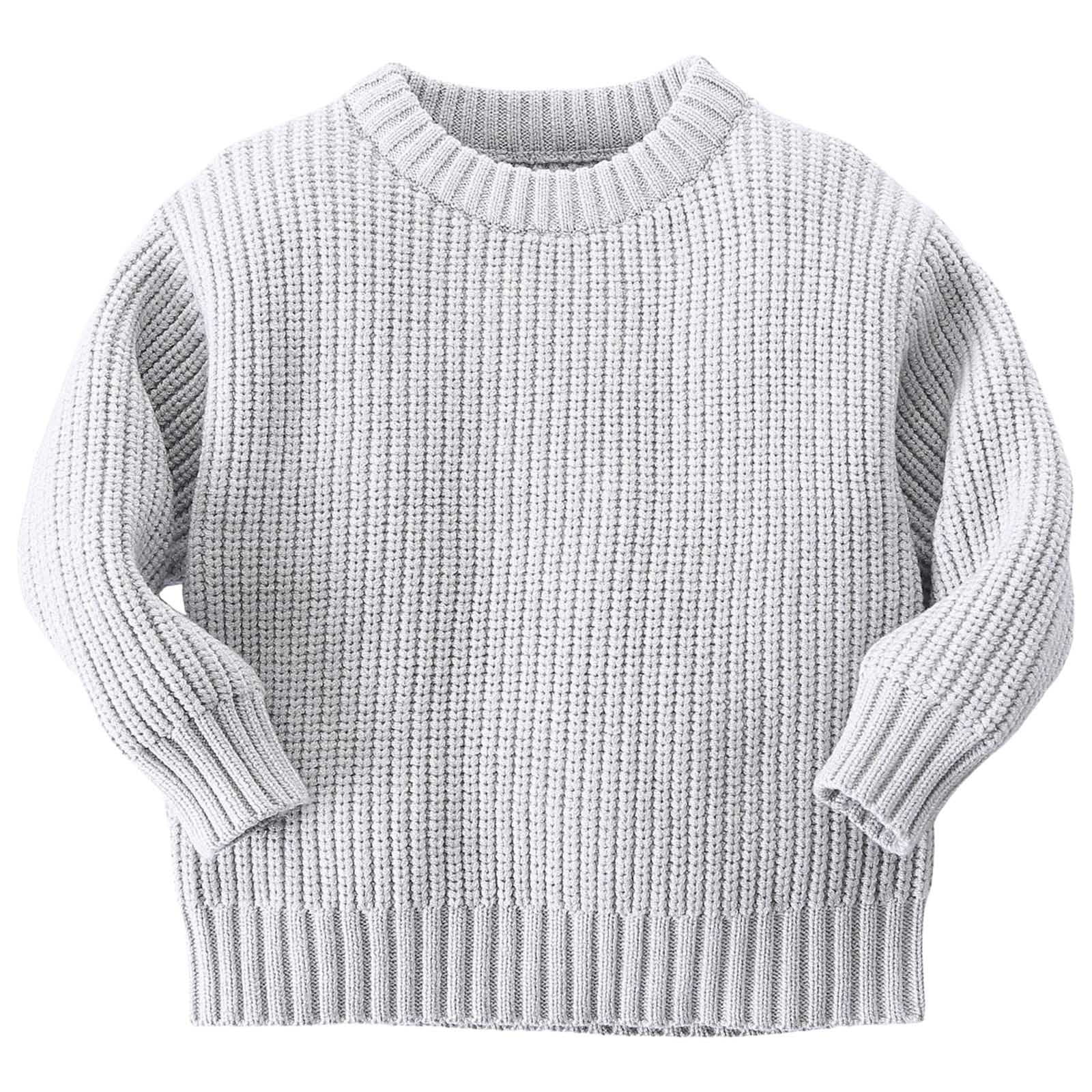 Dmsael Kids Sweaters Girls Girls Sweaters Fuzzy Knit Kids Cozy Popcorn ...