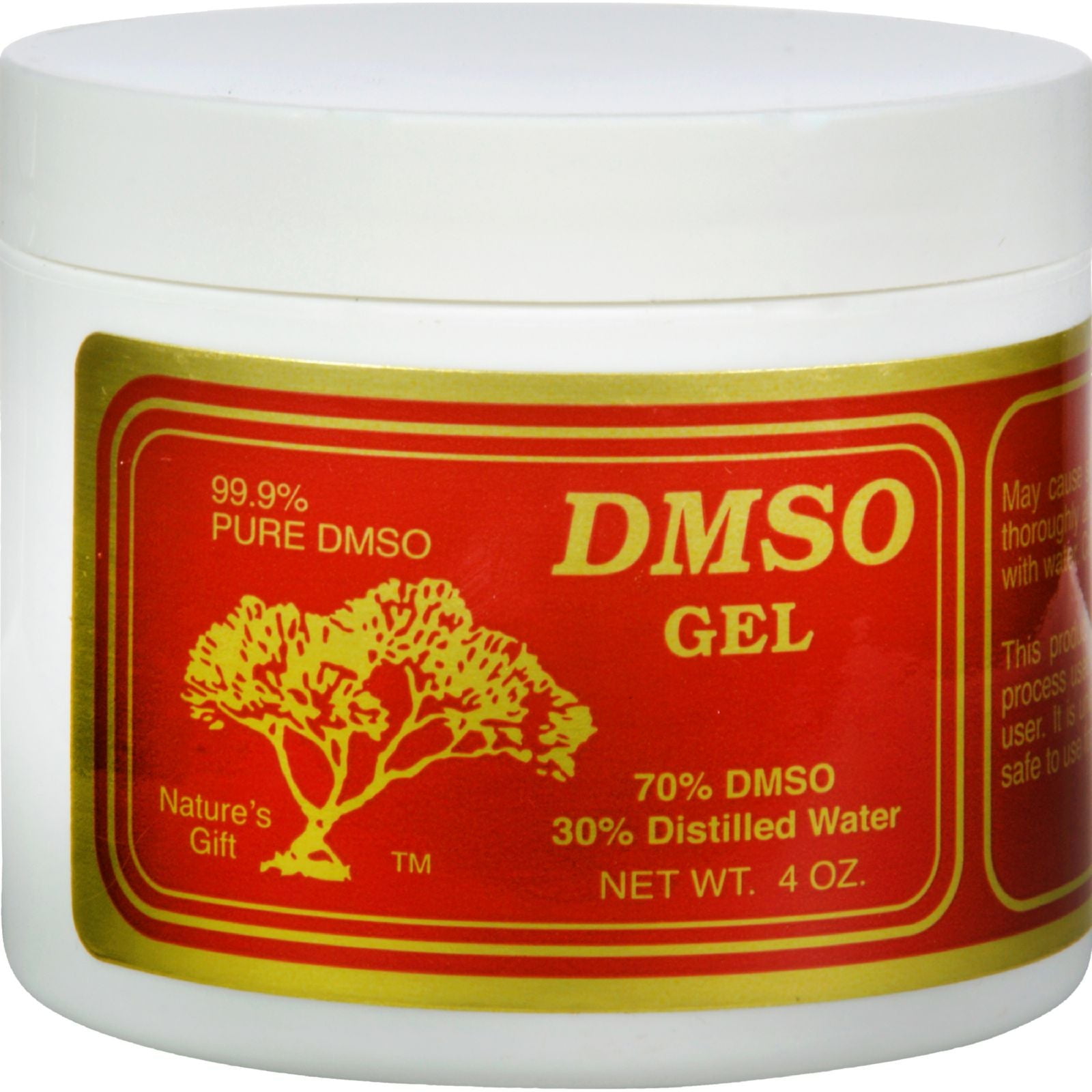 DMSO Store DMSO Gel 70/30 Unfragranced 4 oz for Pain Relief ...