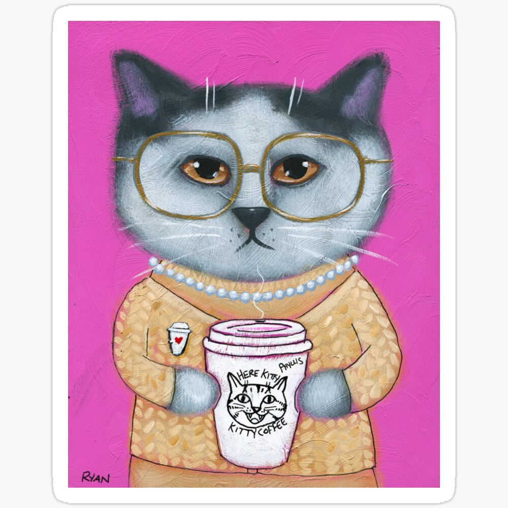 Dmv Phyllis Sticker Phone Decal Water Bottle Stickers Car Decals ...