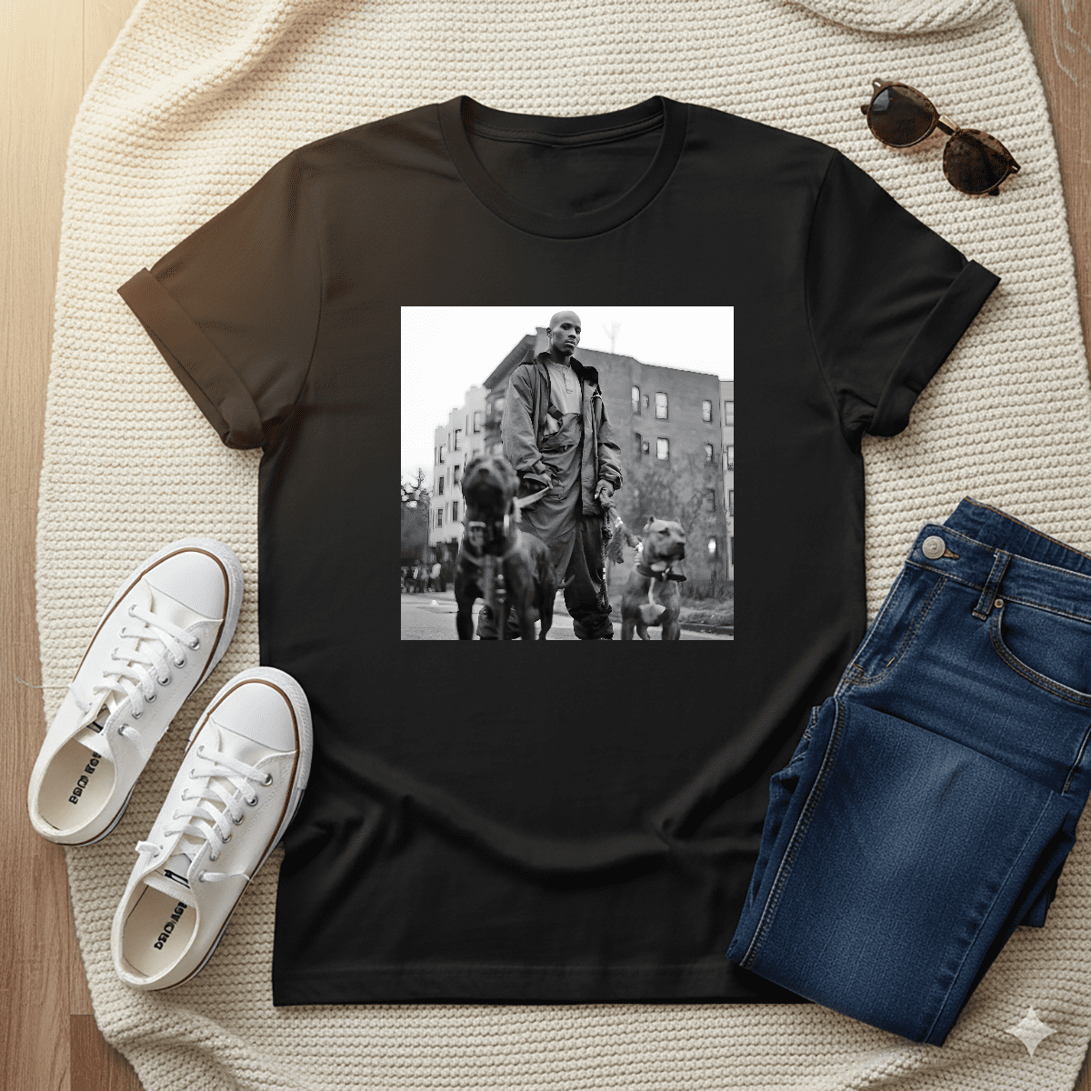 Dmx 90s Themed Funny Retro Vintage Rap Hip Hop Legend Unisex T-Shirt ...