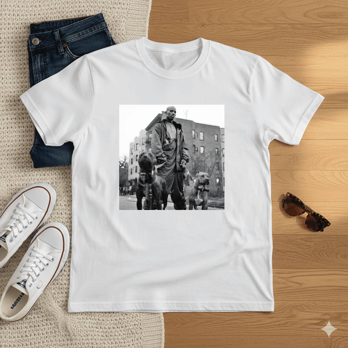 Dmx 90s Themed Funny Retro Vintage Rap Hip Hop Legend Unisex T-Shirt ...