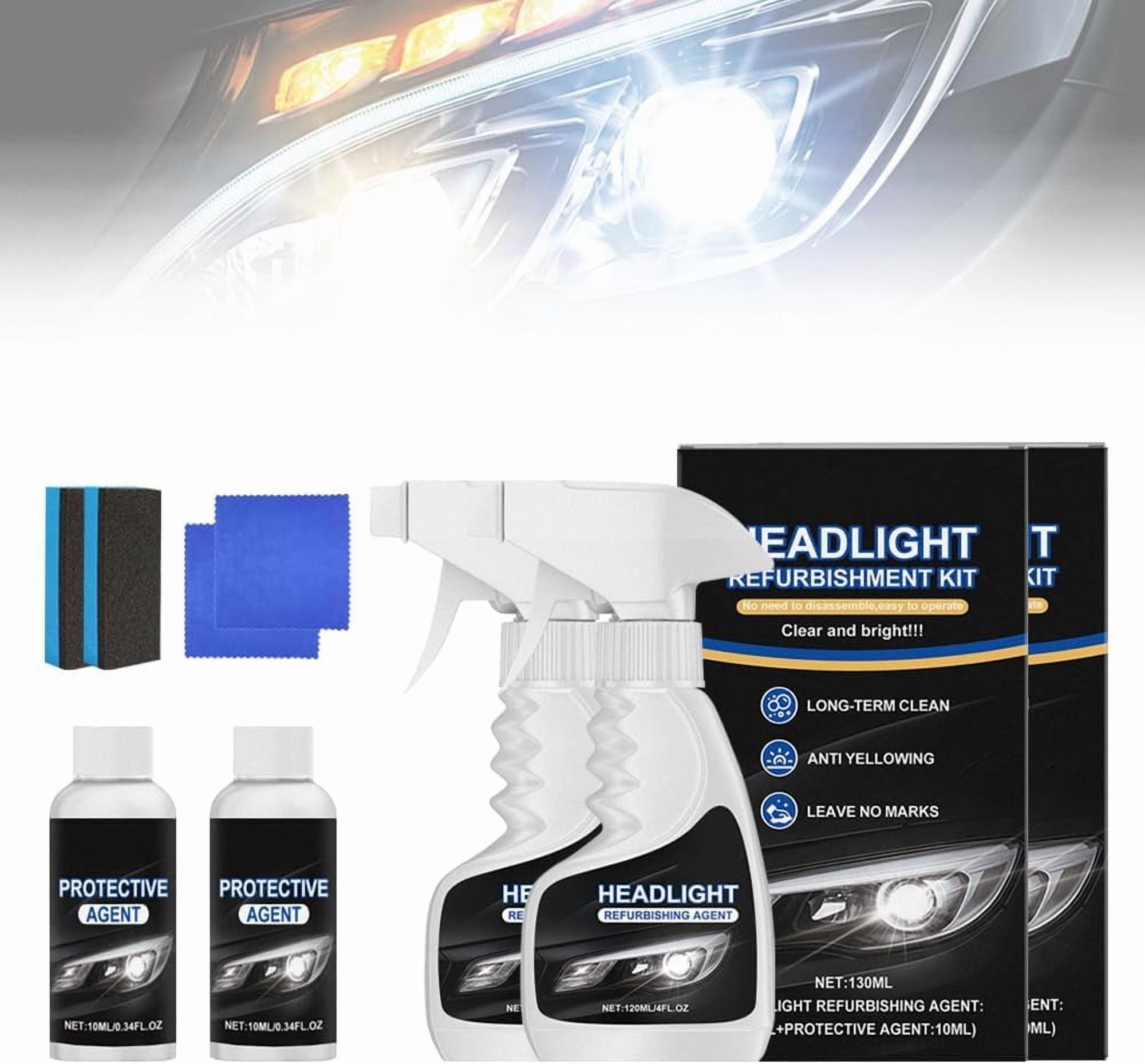 Dmxedts 2025 Upgraded Car Headlight Restoration Kit - High-Efficiency ...