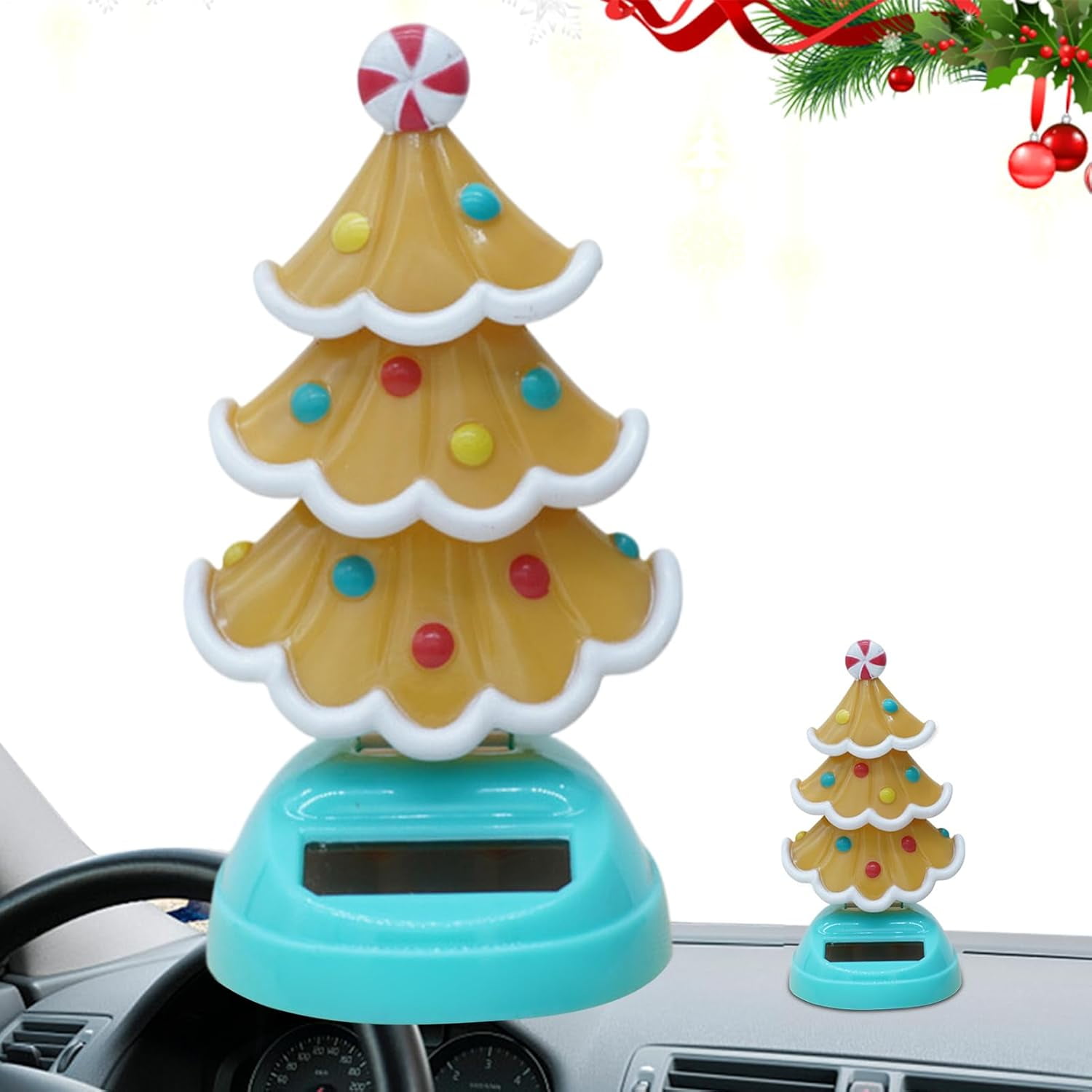 Dmxedts Solar-Powered Dancing Christmas Toy, Solar Dancing Santa ...