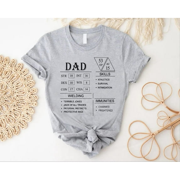 DnD Dad Shirt Block,Awesome Dungeon Daddy DnD Shirt,Dungeons and ...
