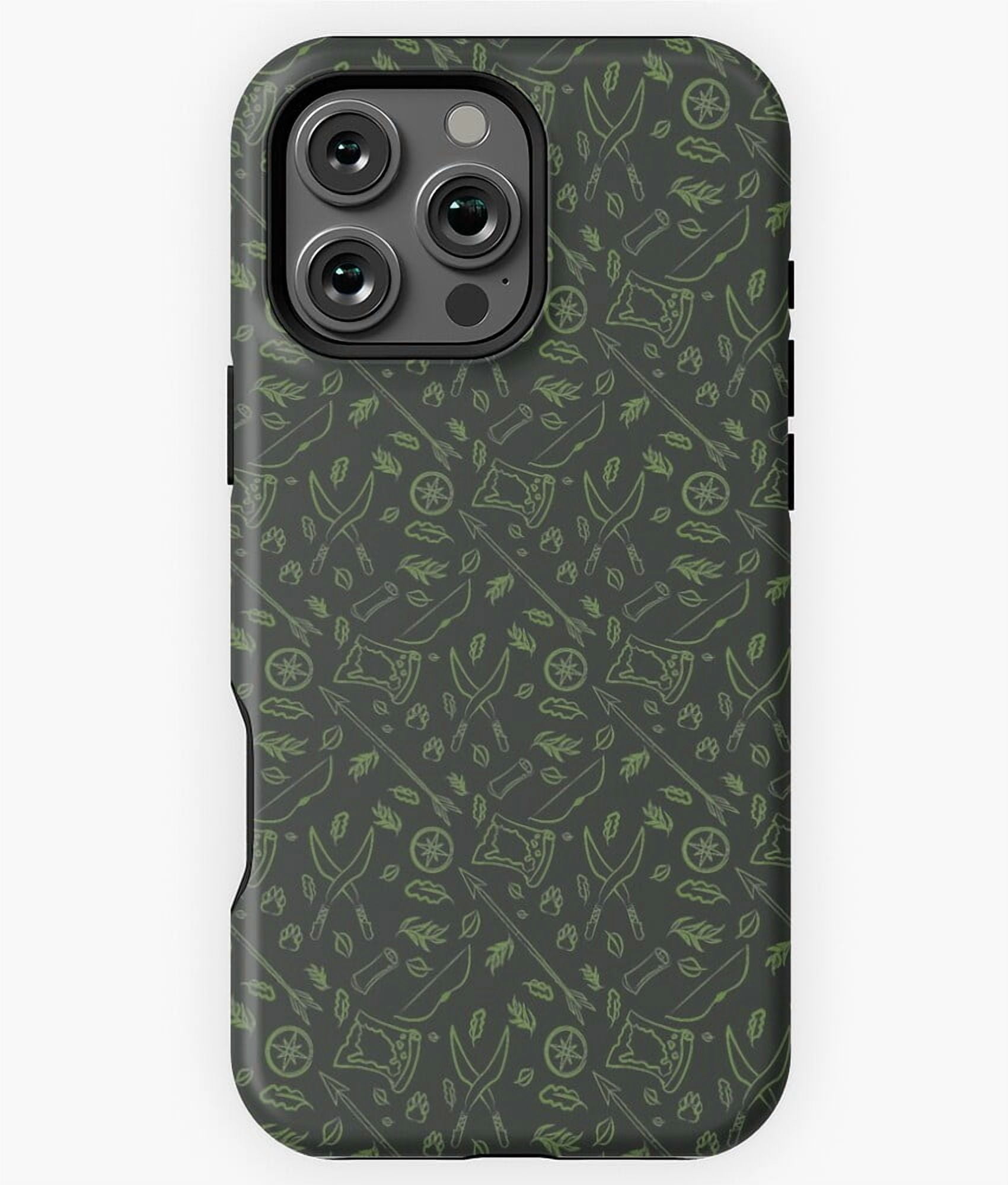 DnD Ranger Class Seamless Pattern N490 Phone Case for iPhone 17 16 15 ...