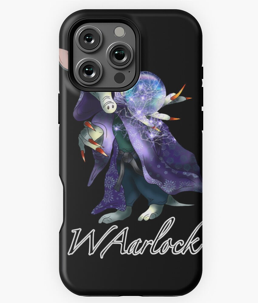 DnD Warlock Aardvark Character N562 Phone Case for iPhone 17 16 15 14 ...