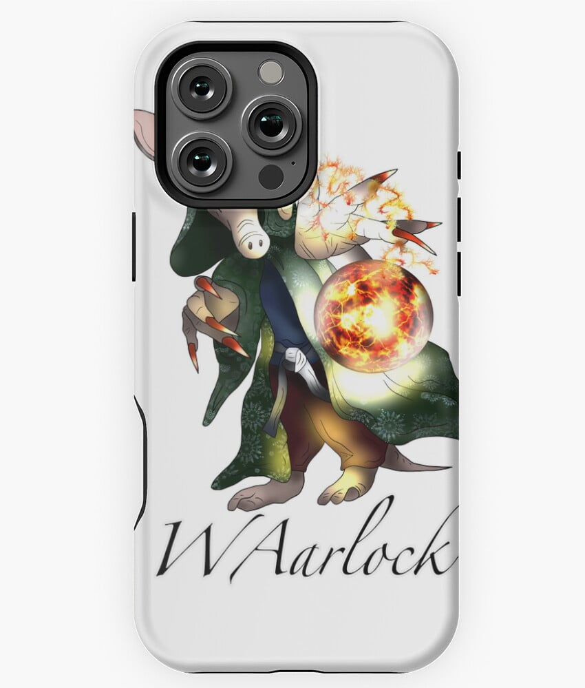DnD Warlock Aardvark Fantasy Art N570 Phone Case for iPhone 17 16 15 14 ...