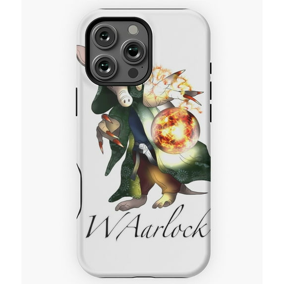 DnD Warlock Aardvark Fantasy Art N570 Phone Case for iPhone 17 16 15 14 ...