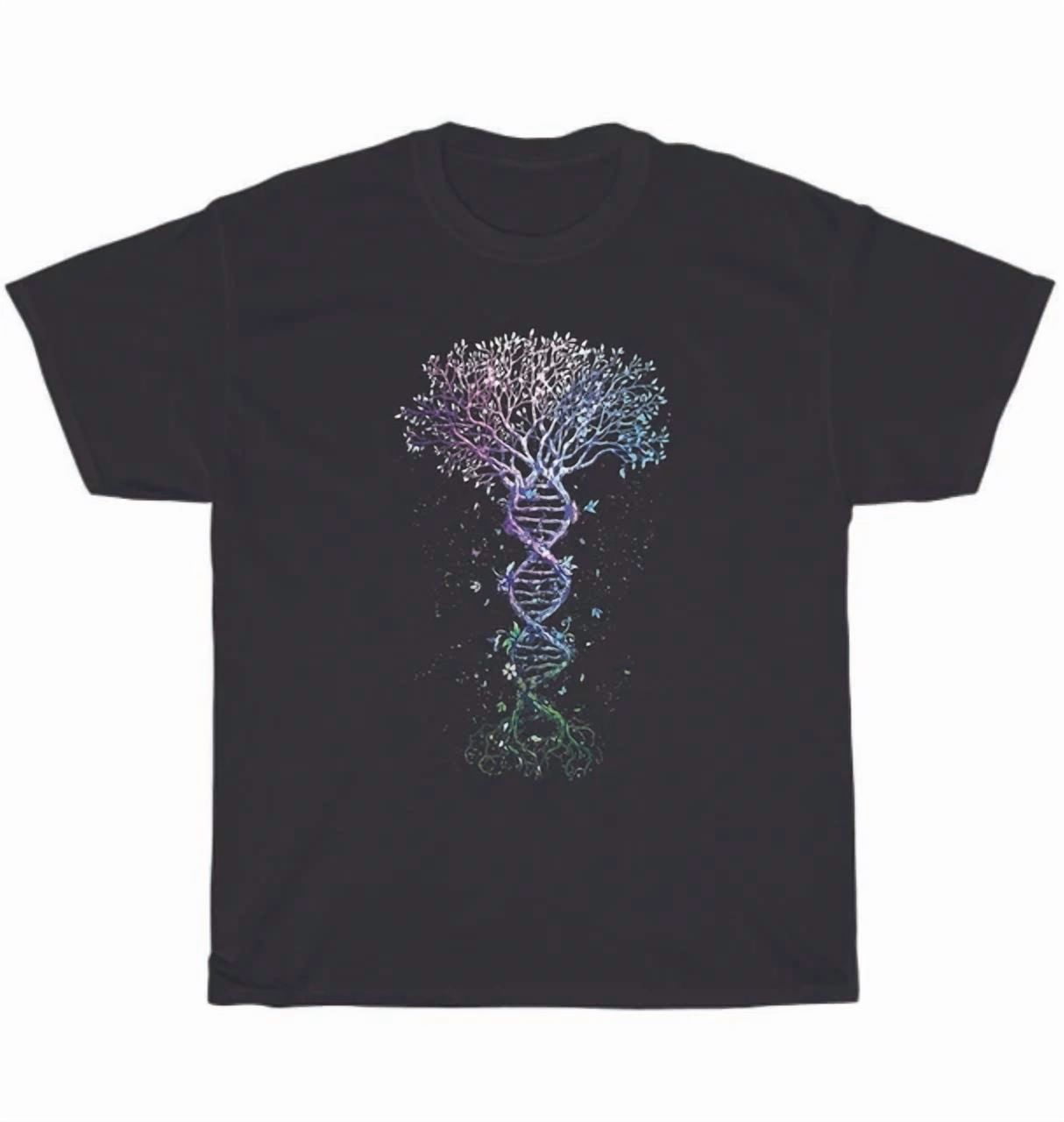 Dna Life Tree Science Genetics Biology Environment Lover T-Shirt Tee ...