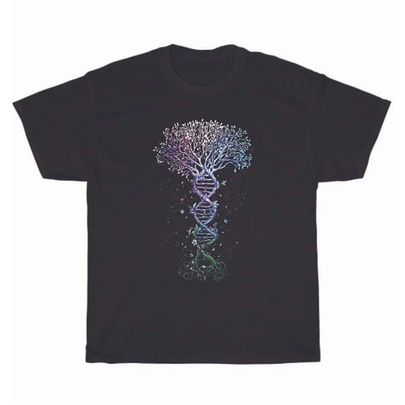 Dna Life Tree Science Genetics Biology Environment Lover T-Shirt Tee ...