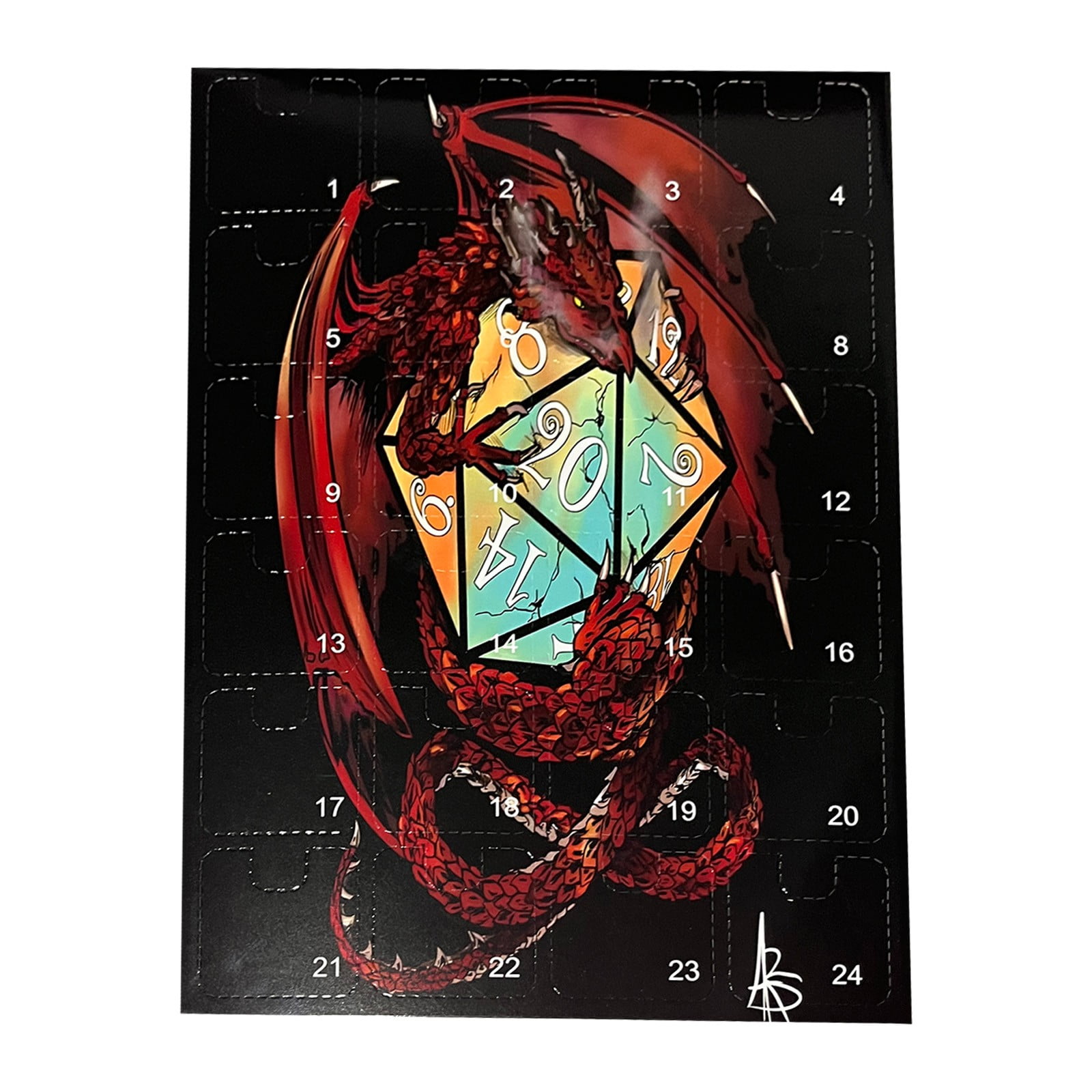 Dnd Advent Calendar 2024, Dungeon and Dragons Advent Calendar 2024, 24 Days Christmas Countdown ...