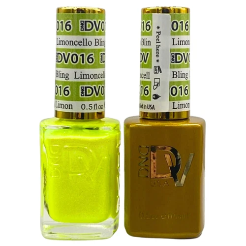 Dnd Diva Duo Gel & Matching Nail Polish - 016 Limoncello Bling ...