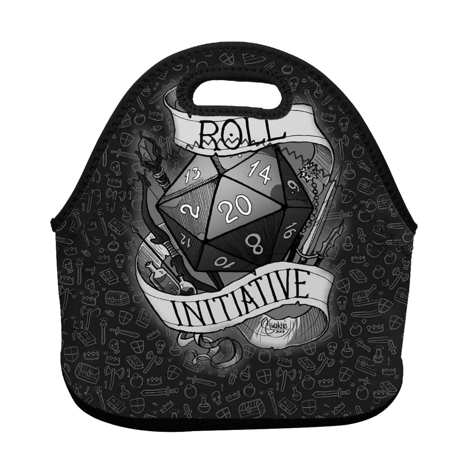 Dnd Dungeons And Dragons Reusable Neoprene Lunch Bag Insulated Lunch ...