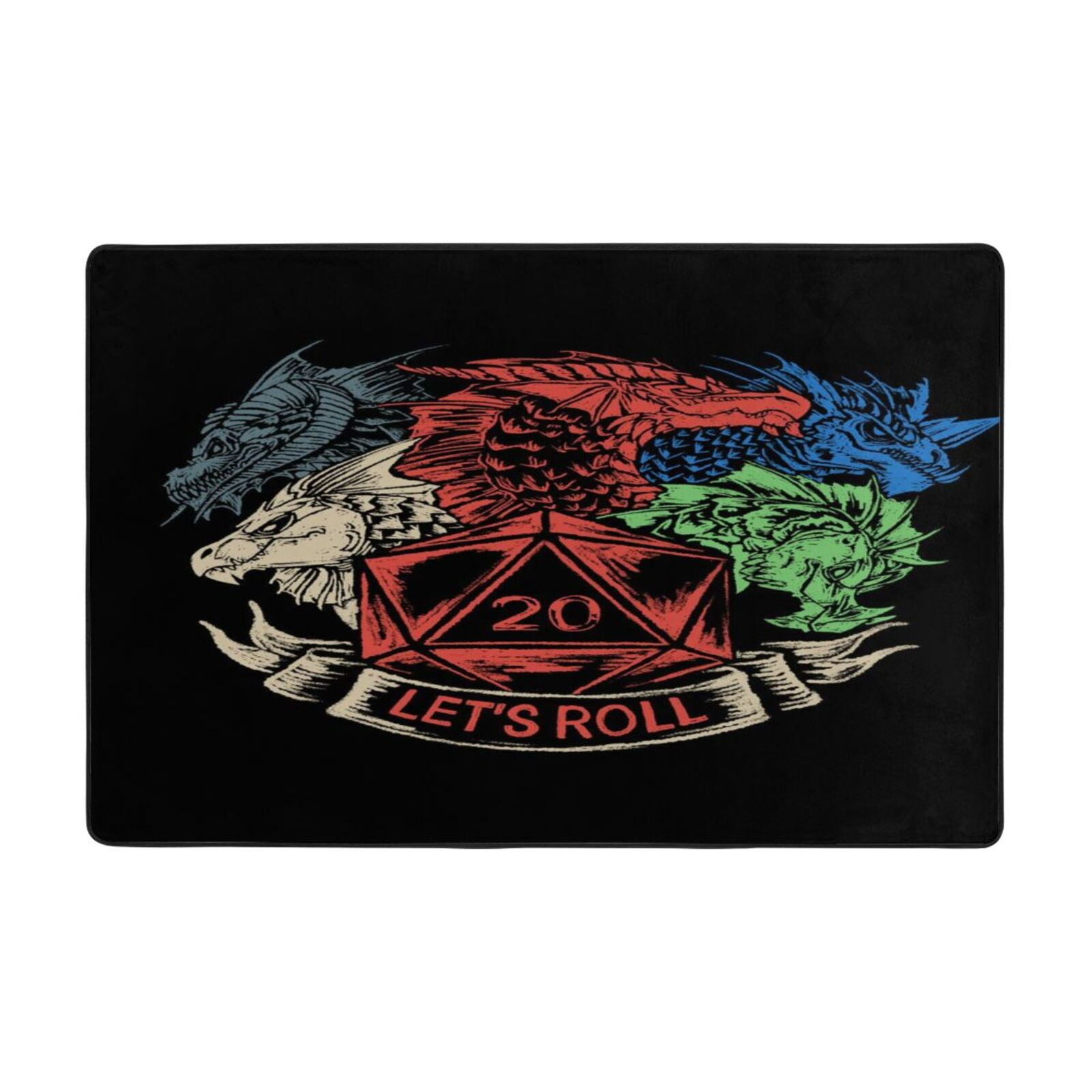 Dnd Dungeons And Dragons Rug Cartoon Character Carpet For Bedroom ...