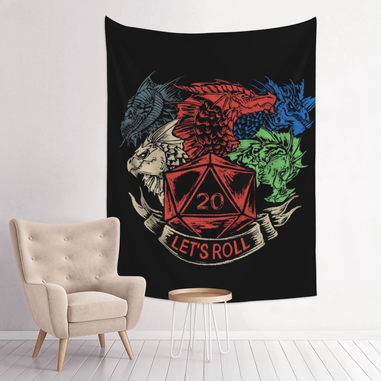 Dnd Dungeons And Dragons Wall Tapestry Anime Poster For Bedroom ...